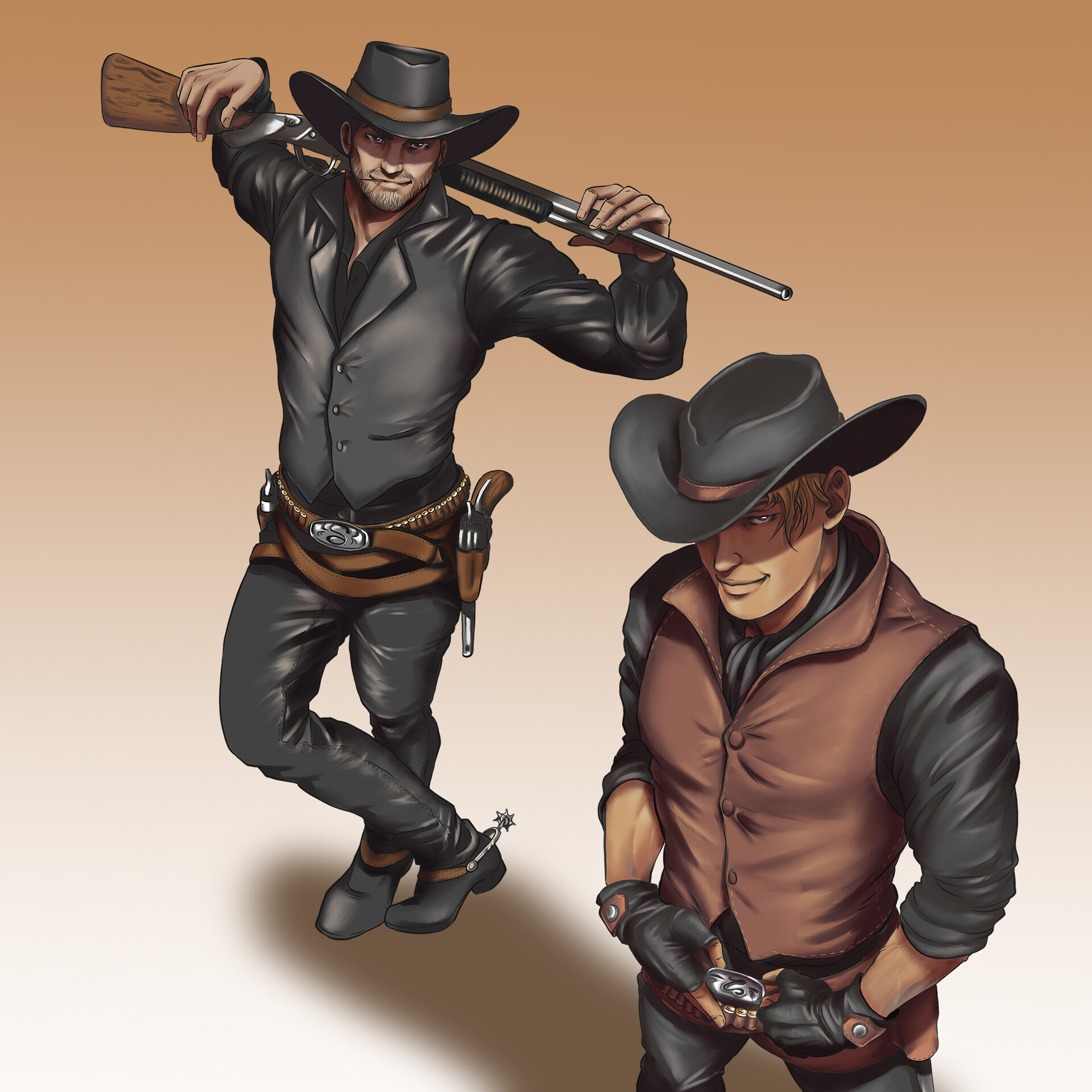 ArtStation - BONDS - Sam Chisolm / Joshua Faraday - style