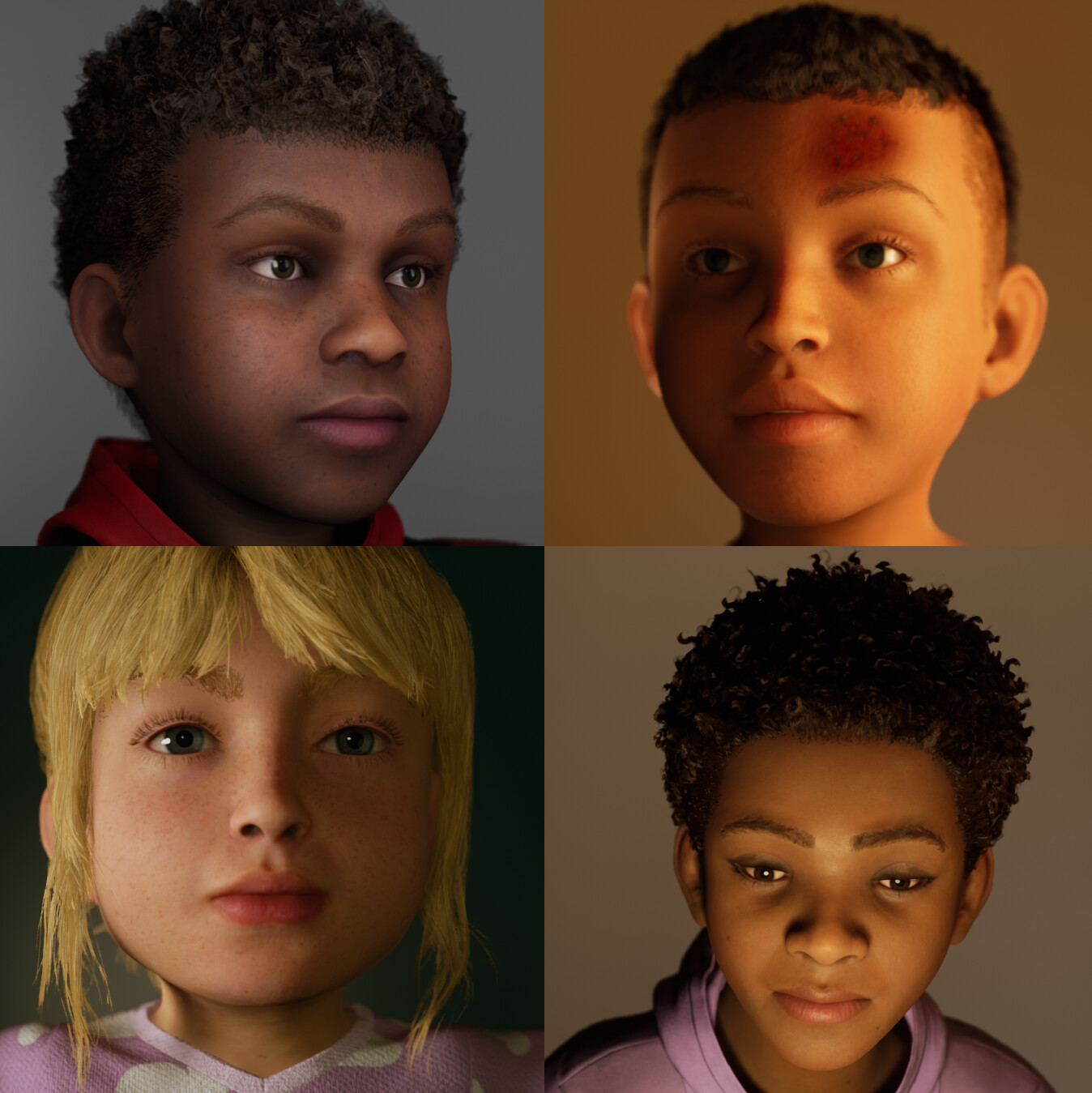 ArtStation - Custom Metahuman Children