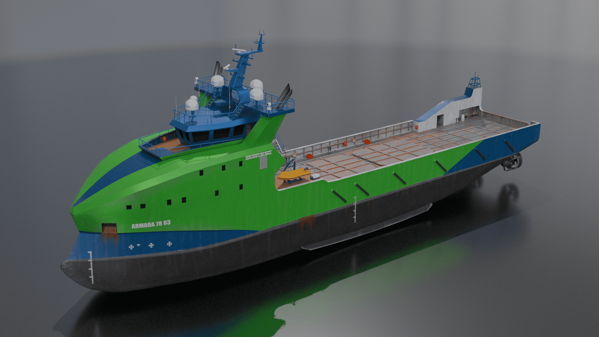 ArtStation - Armada 78 03 Multi Purpose Offshore Vessel