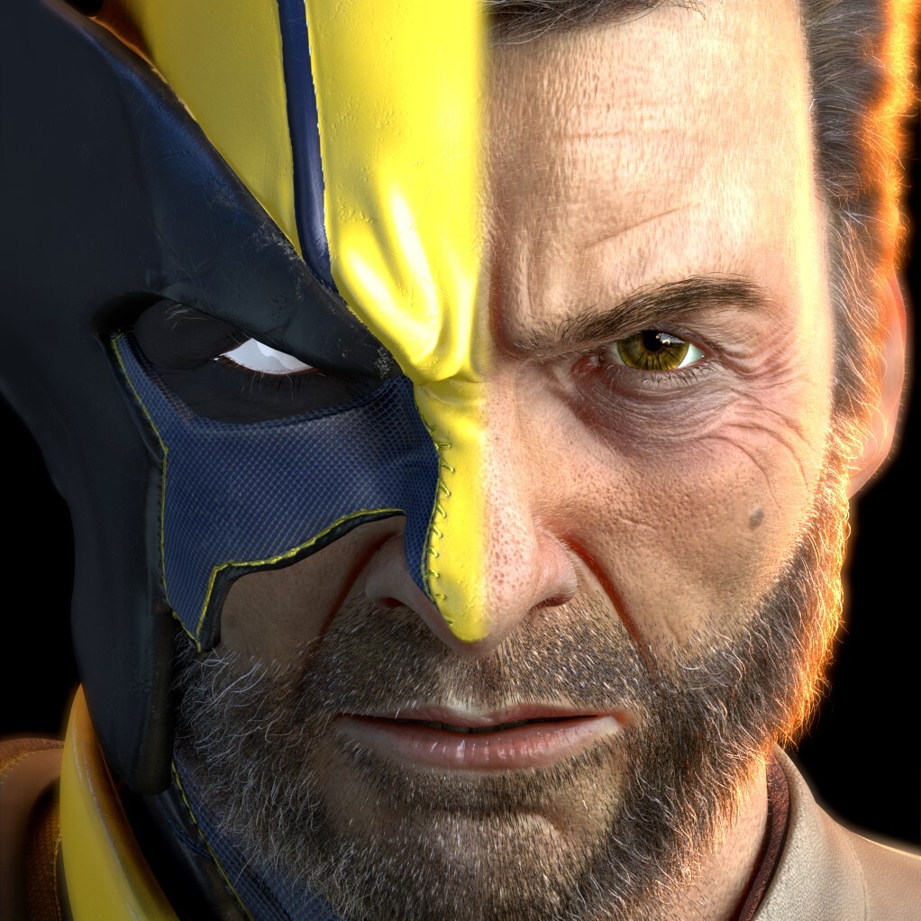 ArtStation - Hugh Jackman - The Wolverine WIP