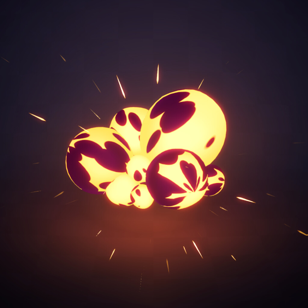 ArtStation - Stylized Explosion
