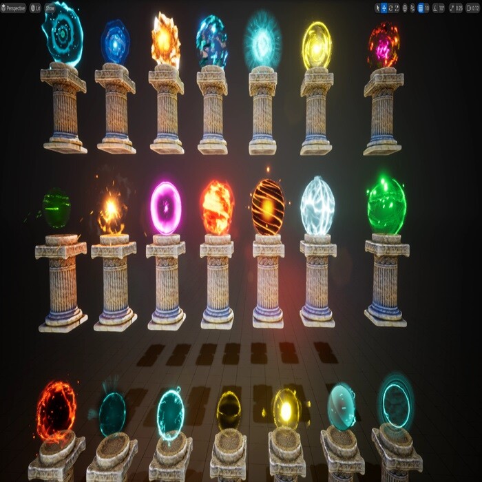 ArtStation - Energy ball Unreal Engine 5 Niagara