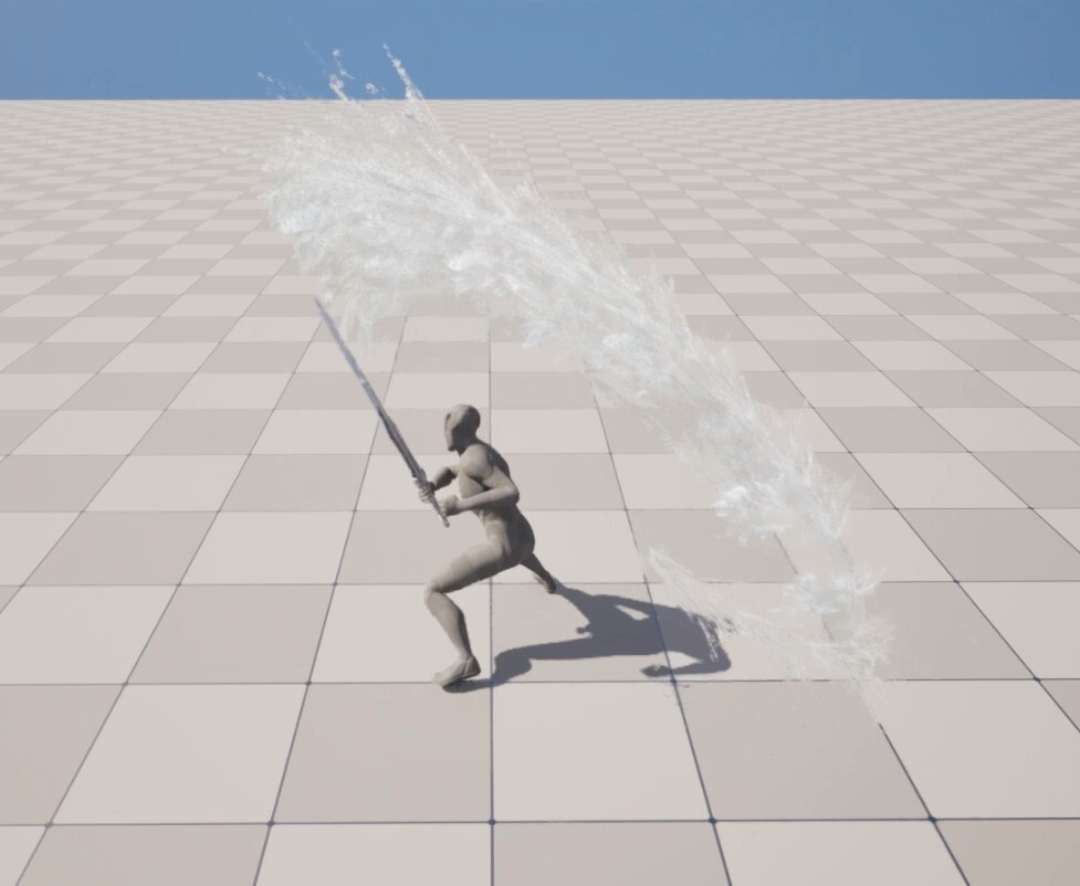 ArtStation - Realistic Water Slash