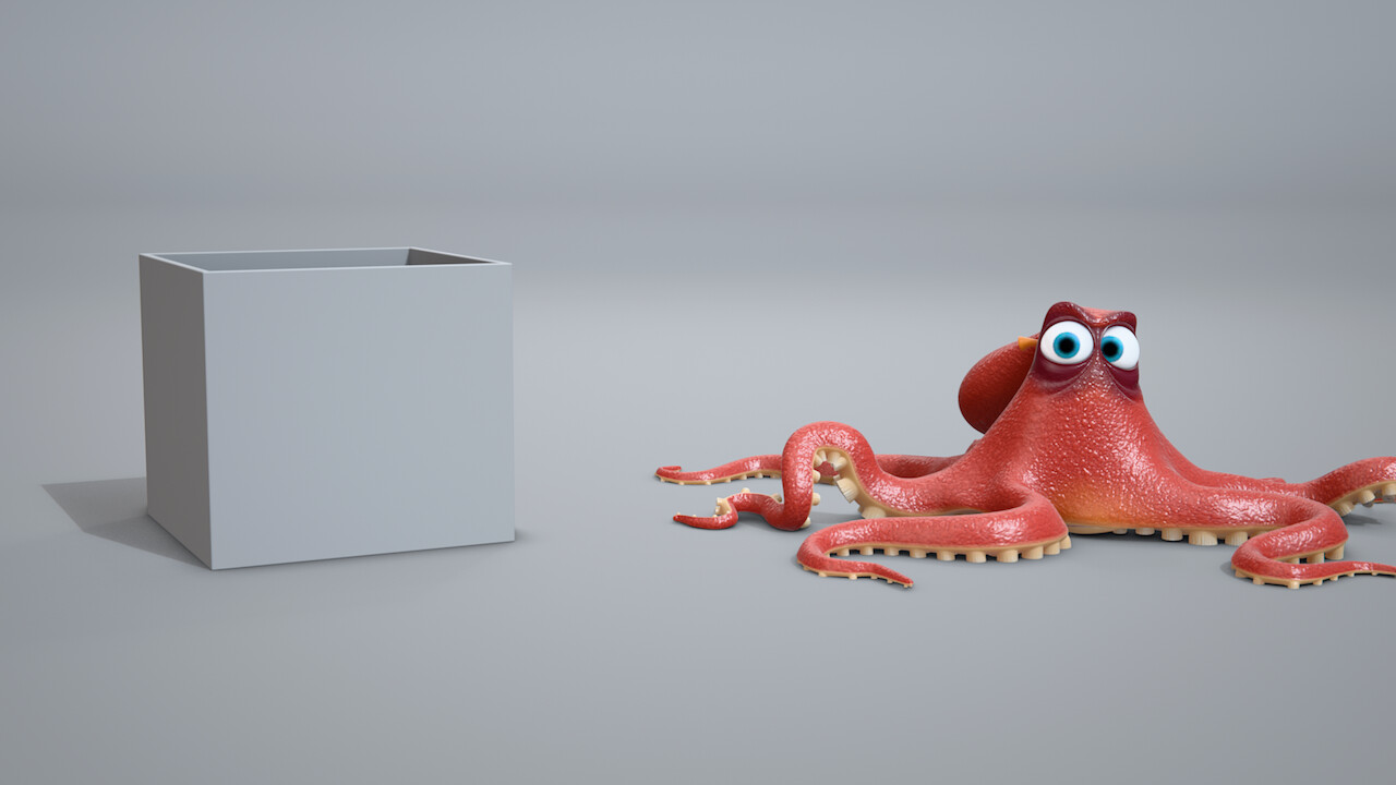 ArtStation - Hank the Septopus - Rigged Character