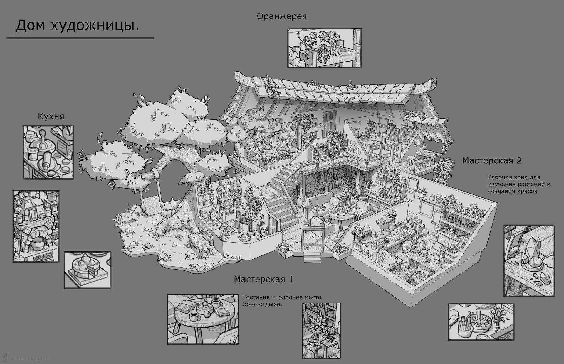 ArtStation - Casual nouse in the section