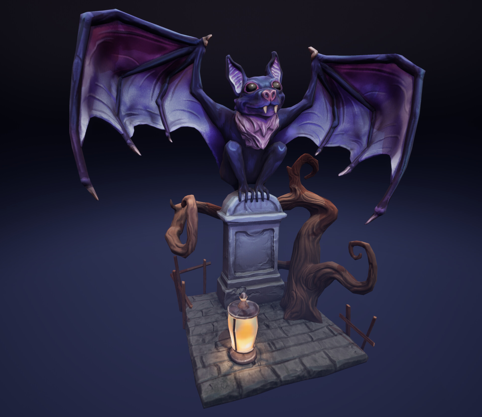 ArtStation - Stylized bat