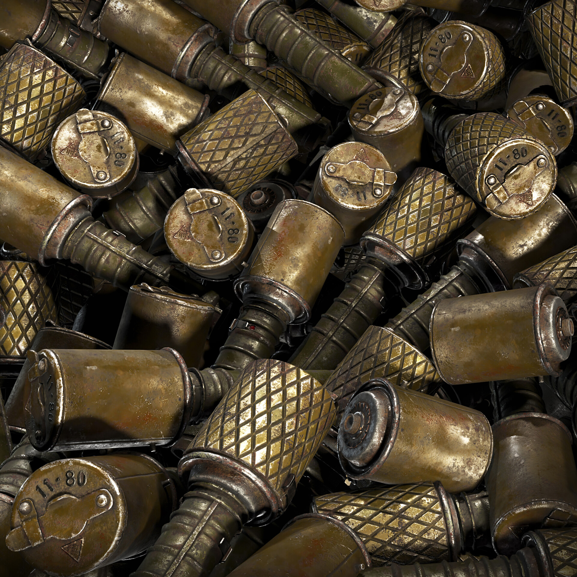 ArtStation - Post Apocalyptic Grenade RGD-33