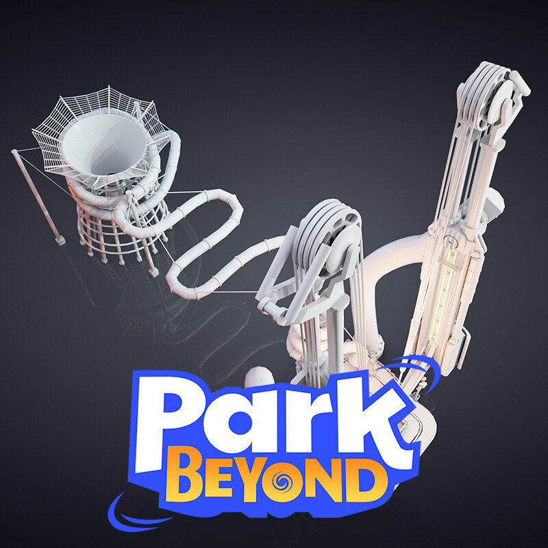 ArtStation - Park Beyond - Slingdrop Flatride