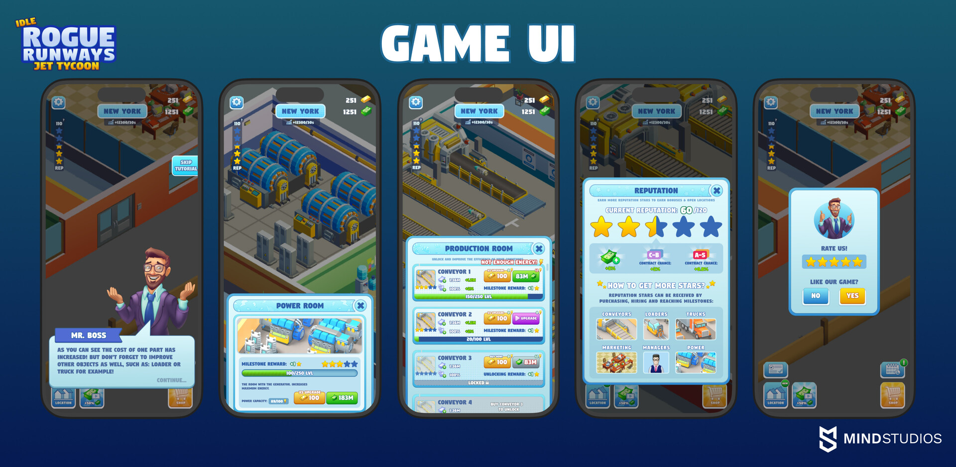 ArtStation - Game UI | Idle Management Game