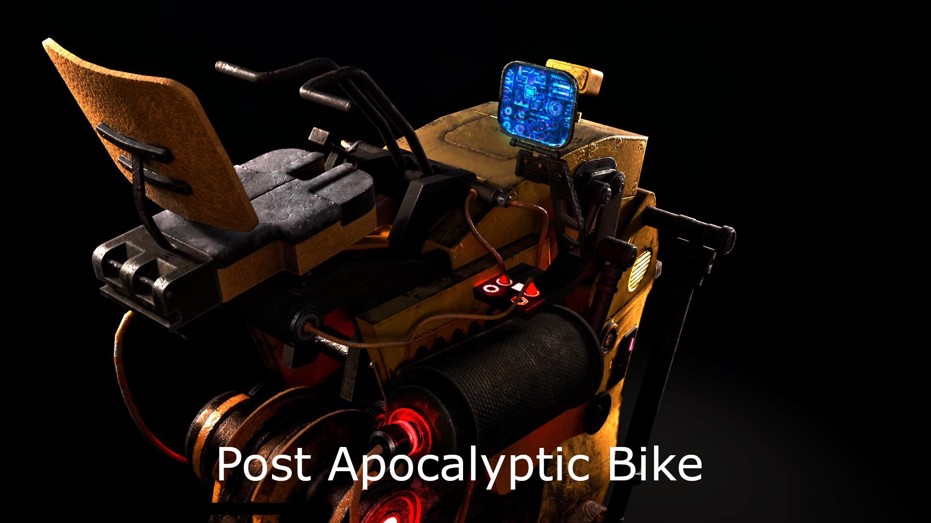 ArtStation - Post-apocalyptic Bike
