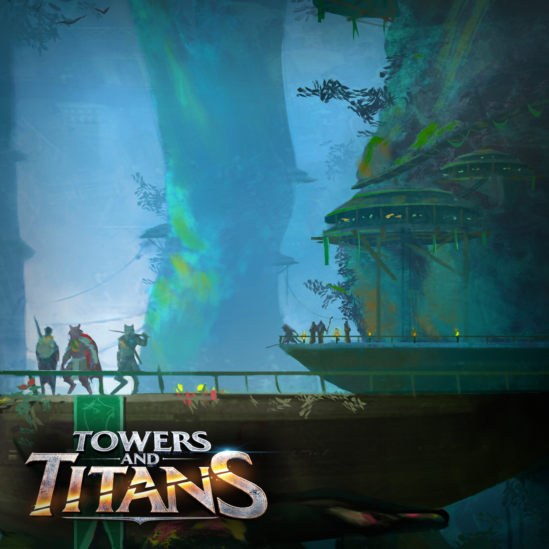 ArtStation - Towers and Titans Environment illustration