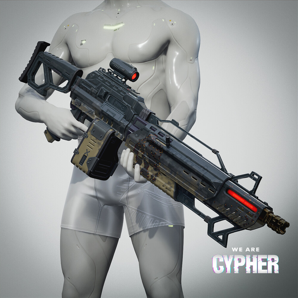 ArtStation - Machine Gun - Cypher