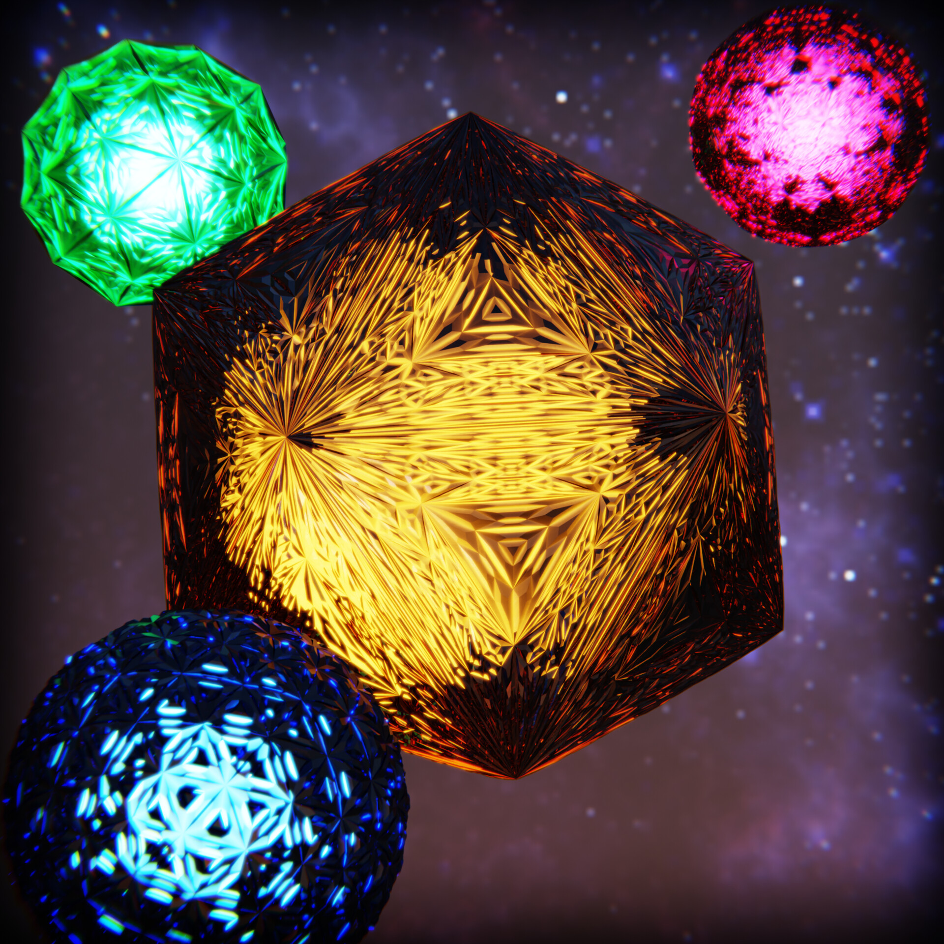 ArtStation - Fractal Icosphere