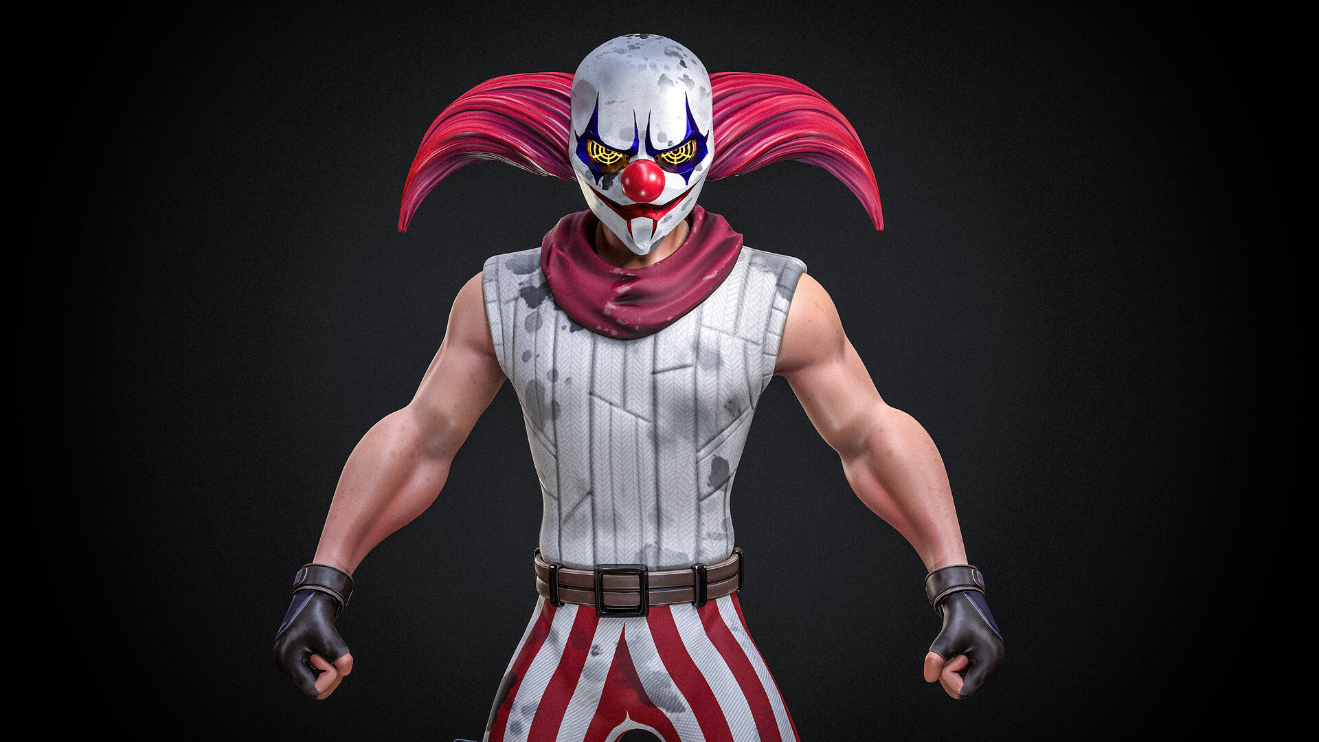 ArtStation - Stylized Battle Clown