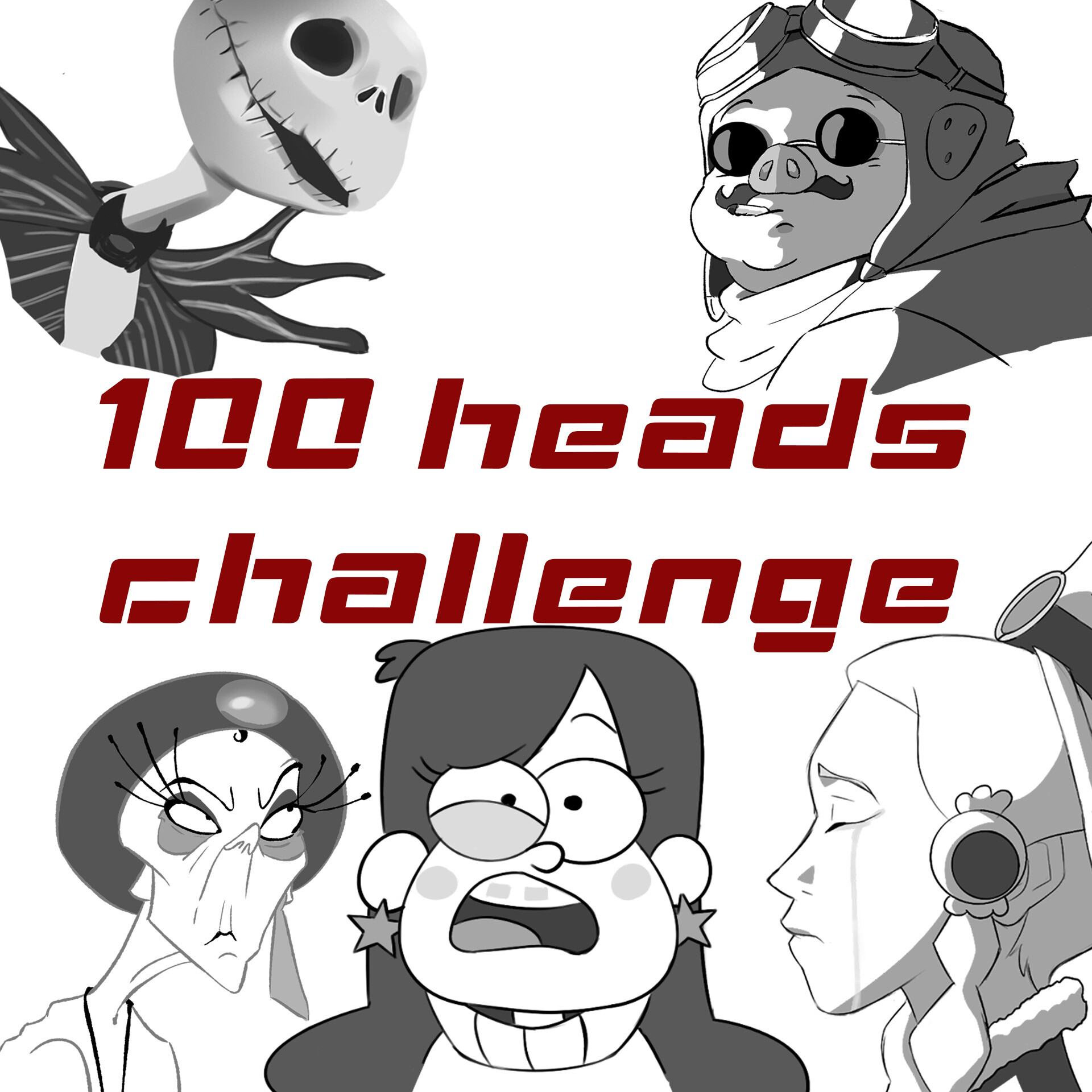 ArtStation - 100 Heads Challenge
