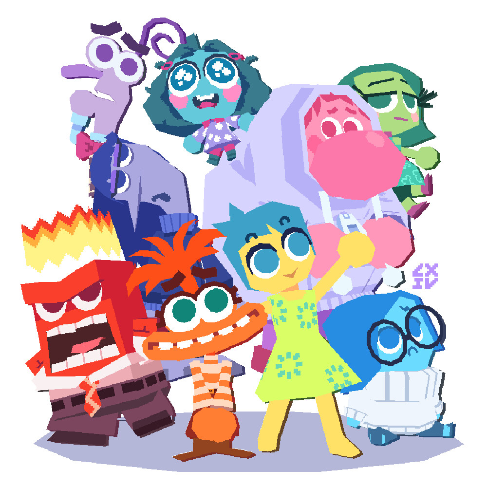 ArtStation - Inside Out - Low-poly