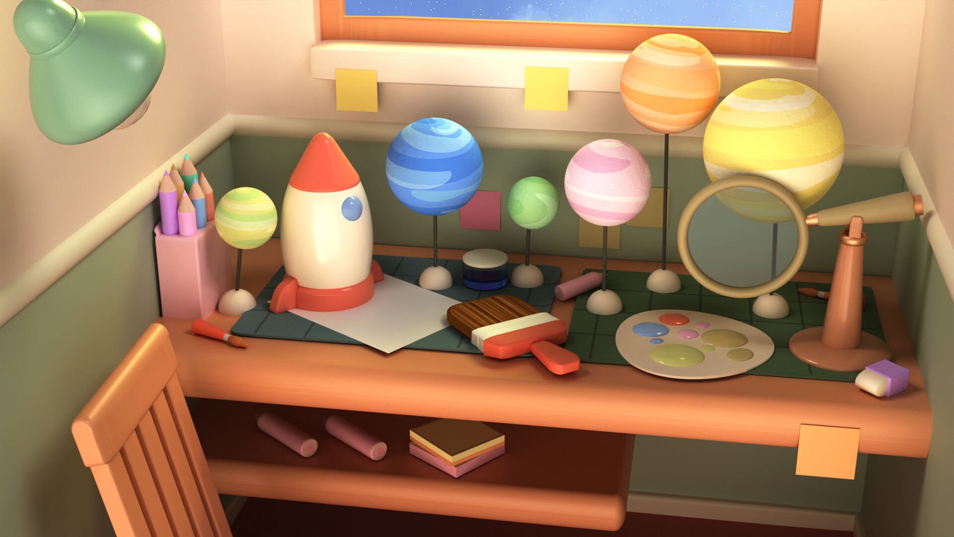 ArtStation - Cosmic Lab | 3d Art