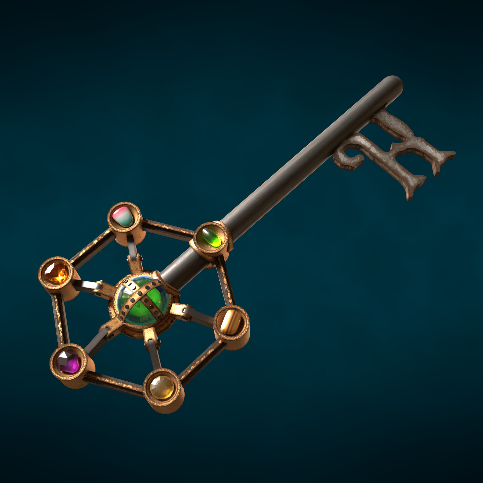 ArtStation - Nancy Drew Key 1/8 - Last Train to Blue Moon Canyon