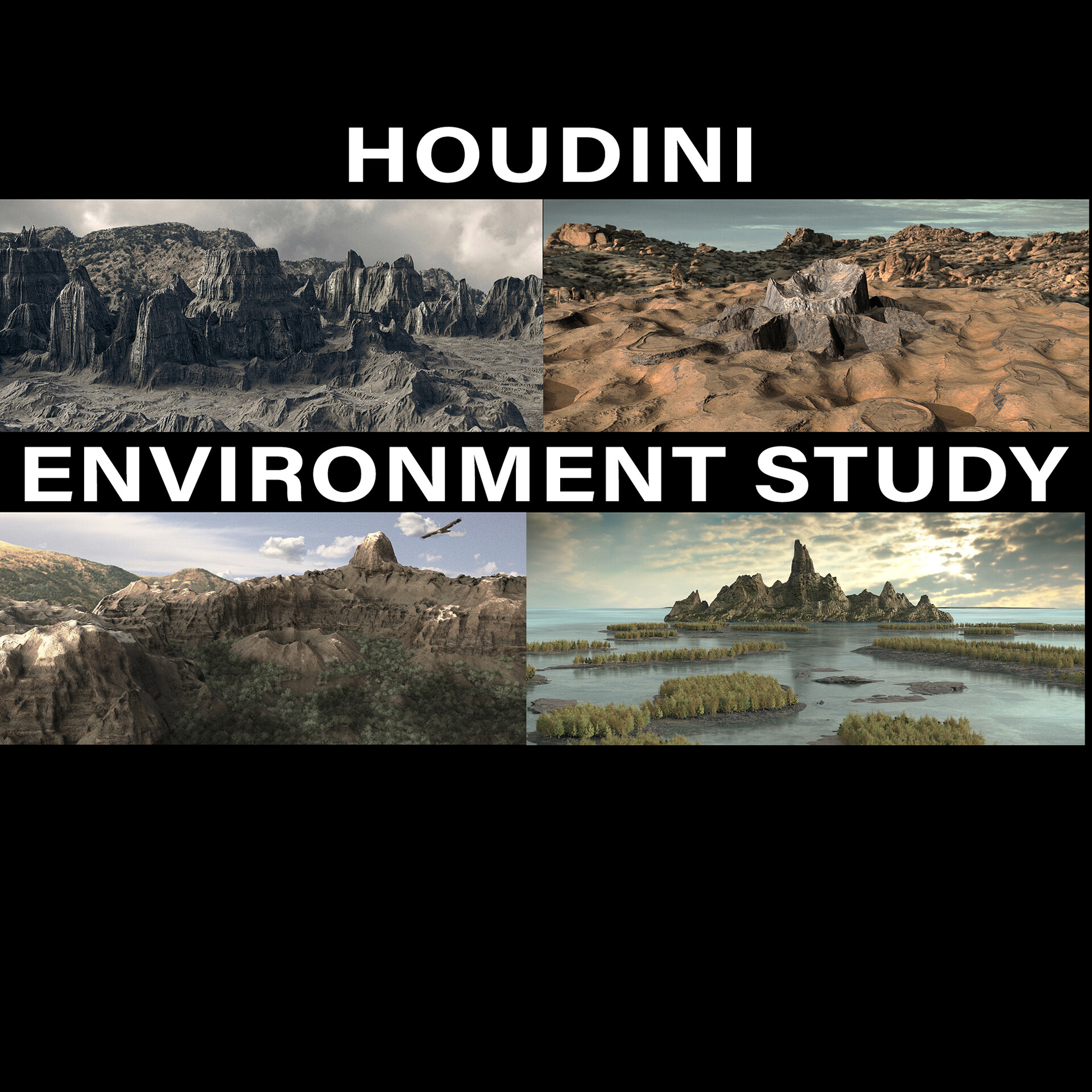 ArtStation - HOUDINI ENVIRONMENT STUDY