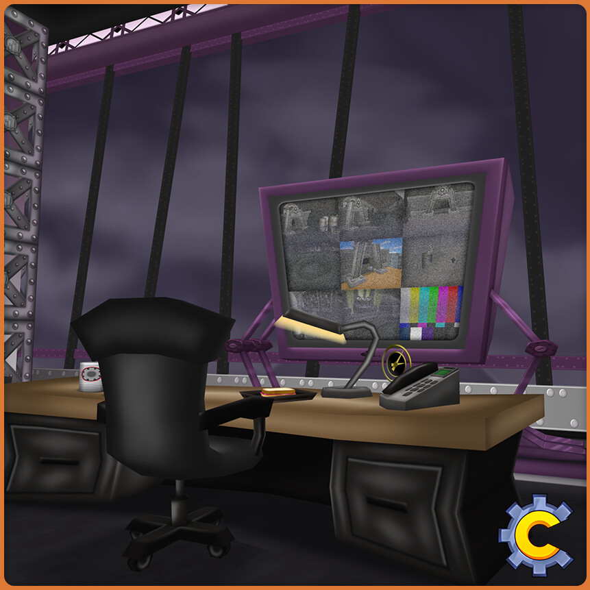 ArtStation - Toontown: Corporate Clash: Multislacker Boss Room