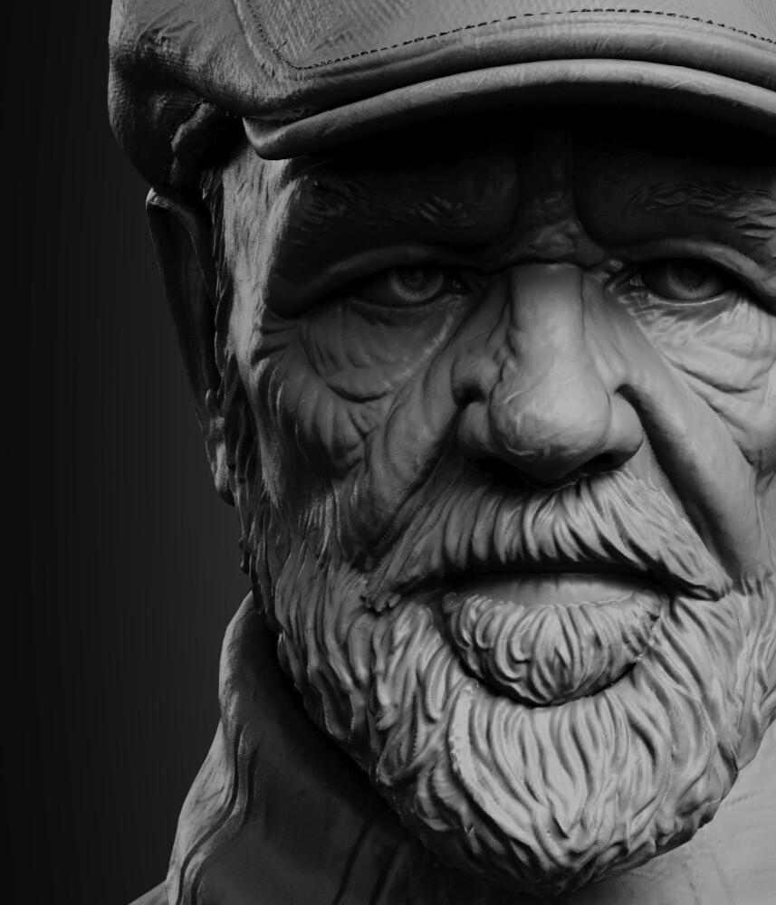 ArtStation - George - 3D Character Portrait Study