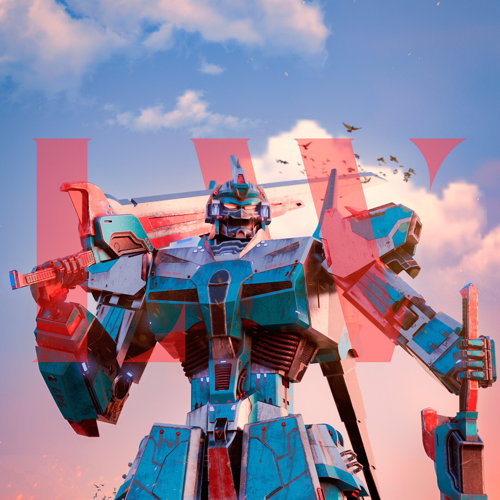 ArtStation - Mech ATH 747+