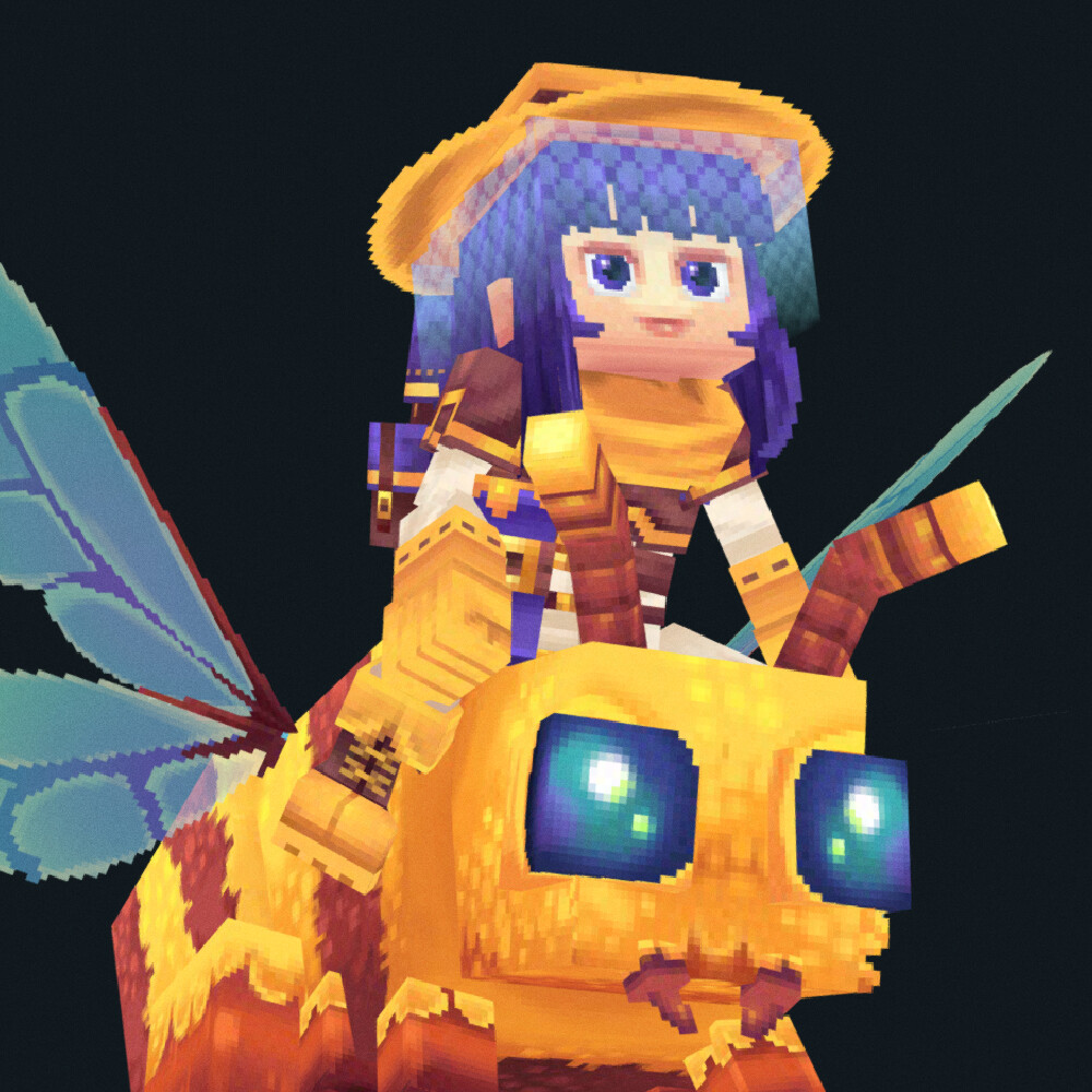 ArtStation - Mutant Bee & Beekeeper [ Hytale Fan-Work ]