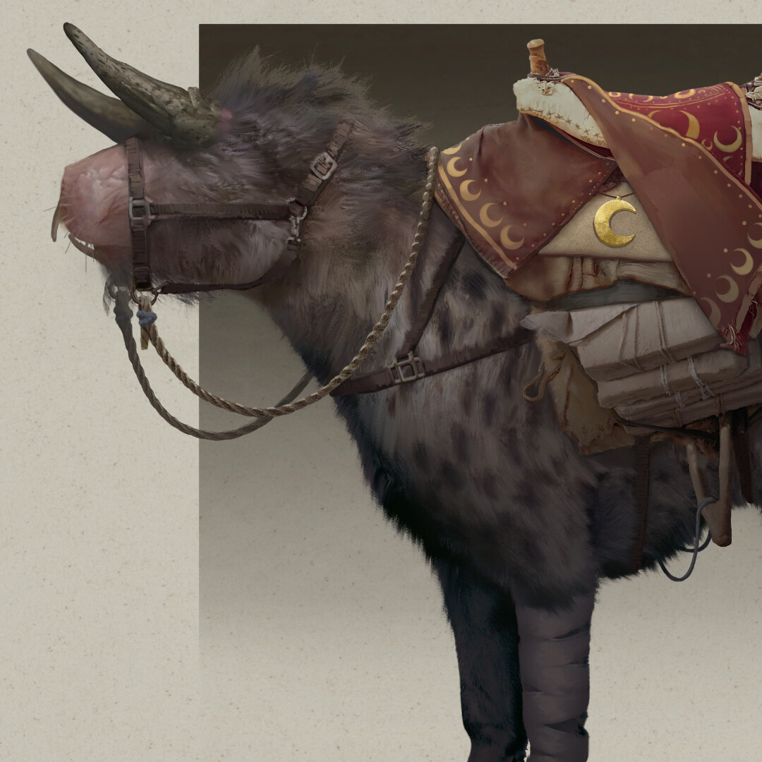 ArtStation - Crescent Mage + Mount