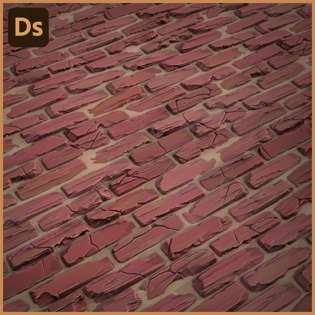 ArtStation - Substance Designer - Stylised Bricks
