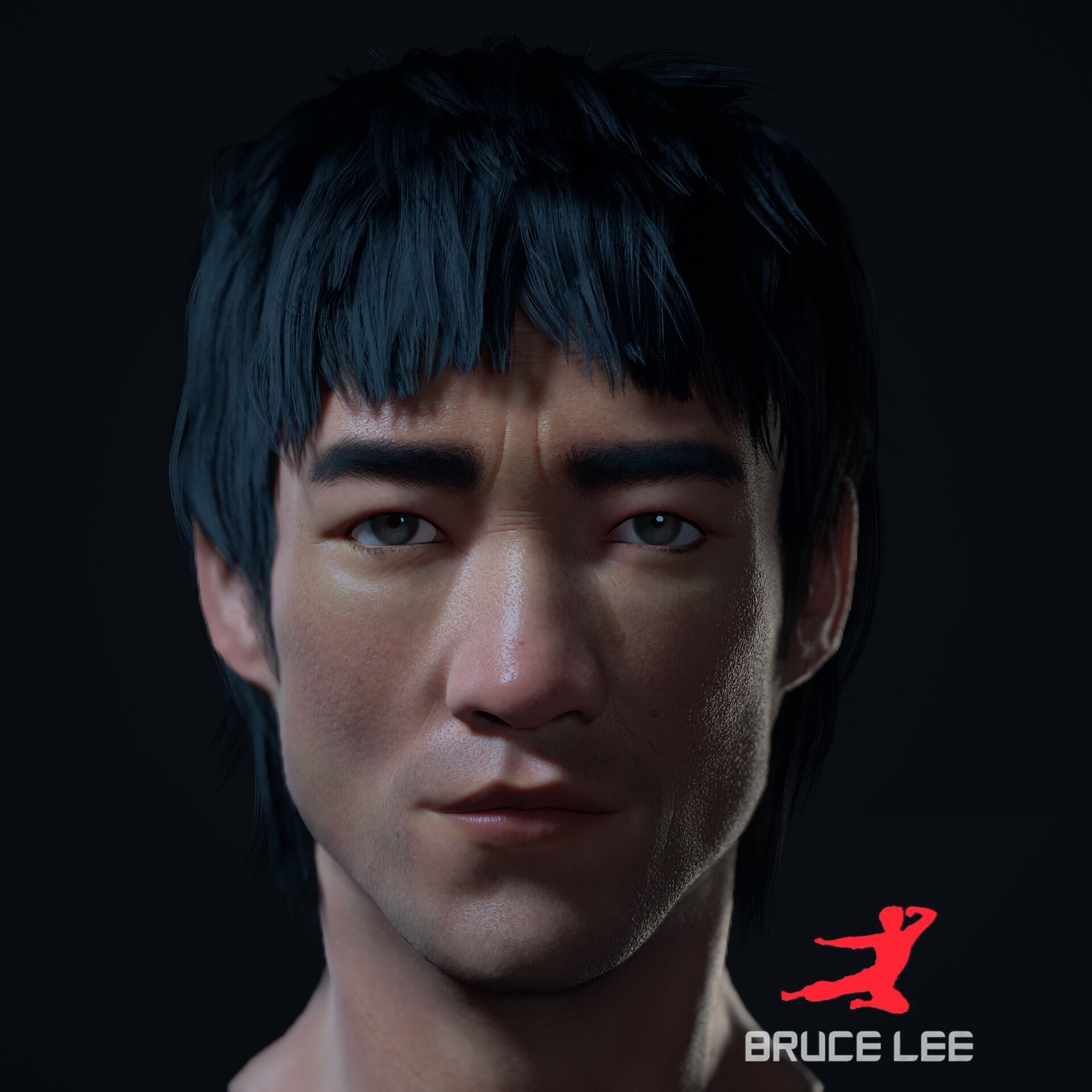 ArtStation - Real-time Bruce lee