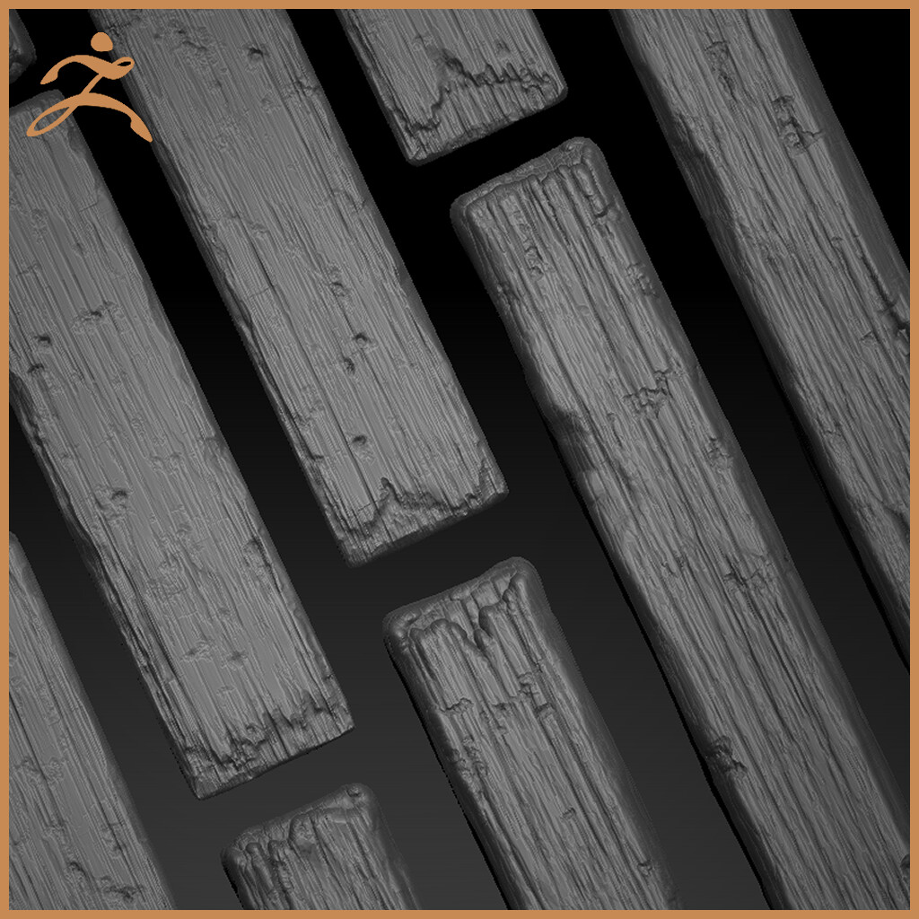 ArtStation - ZBrush - Wood Sculpts
