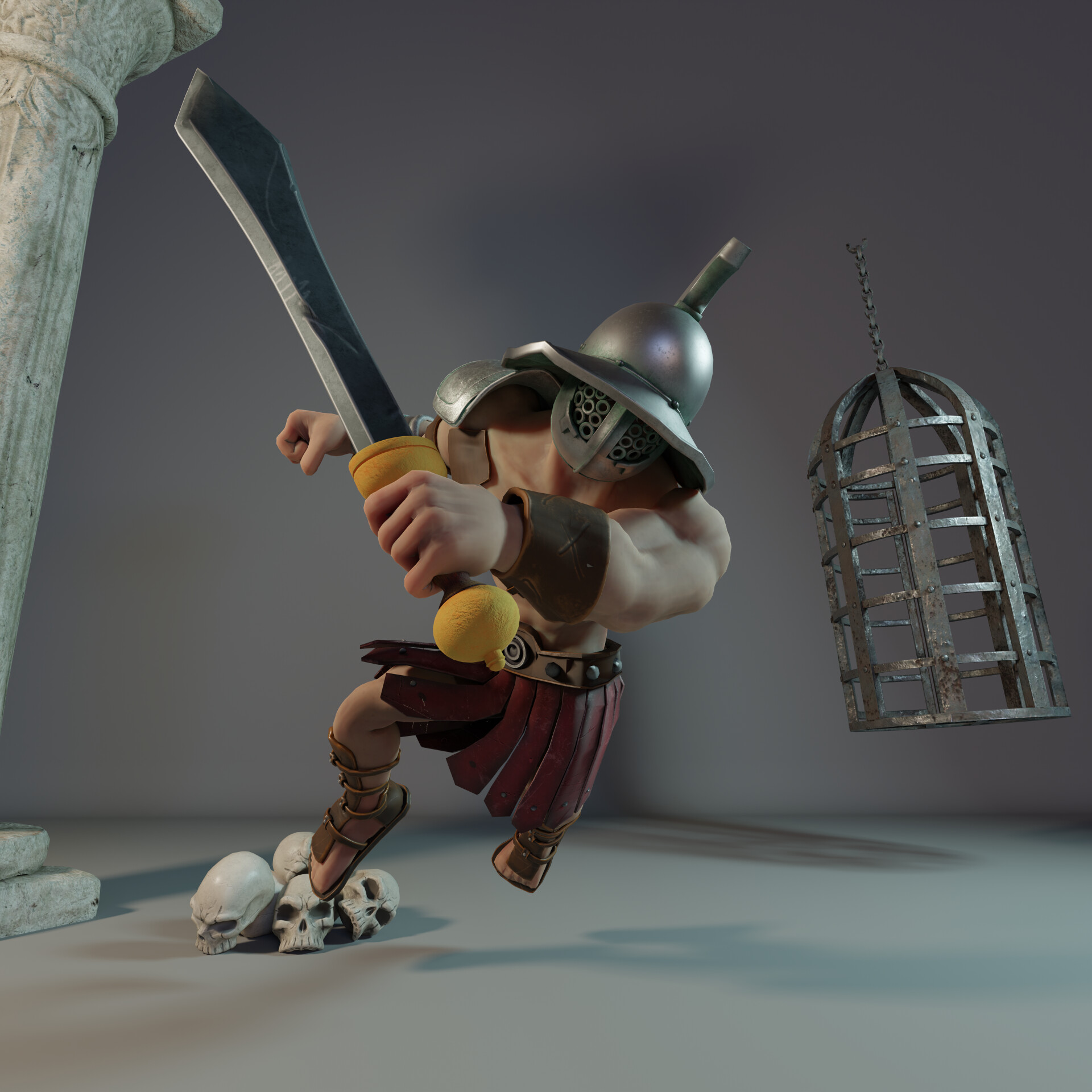ArtStation - Stylized Gladiator