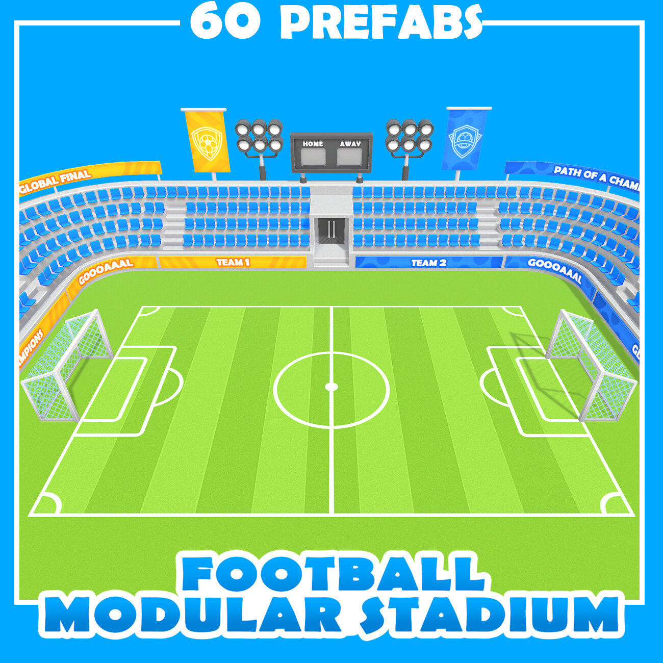 ArtStation - Football - Modular Stadium