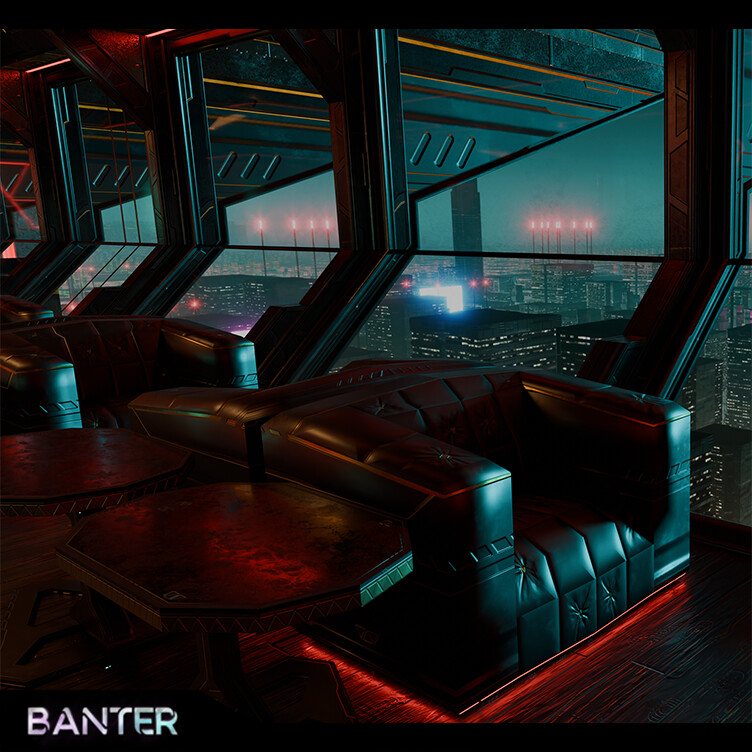 ArtStation - Triangle Red Lounge