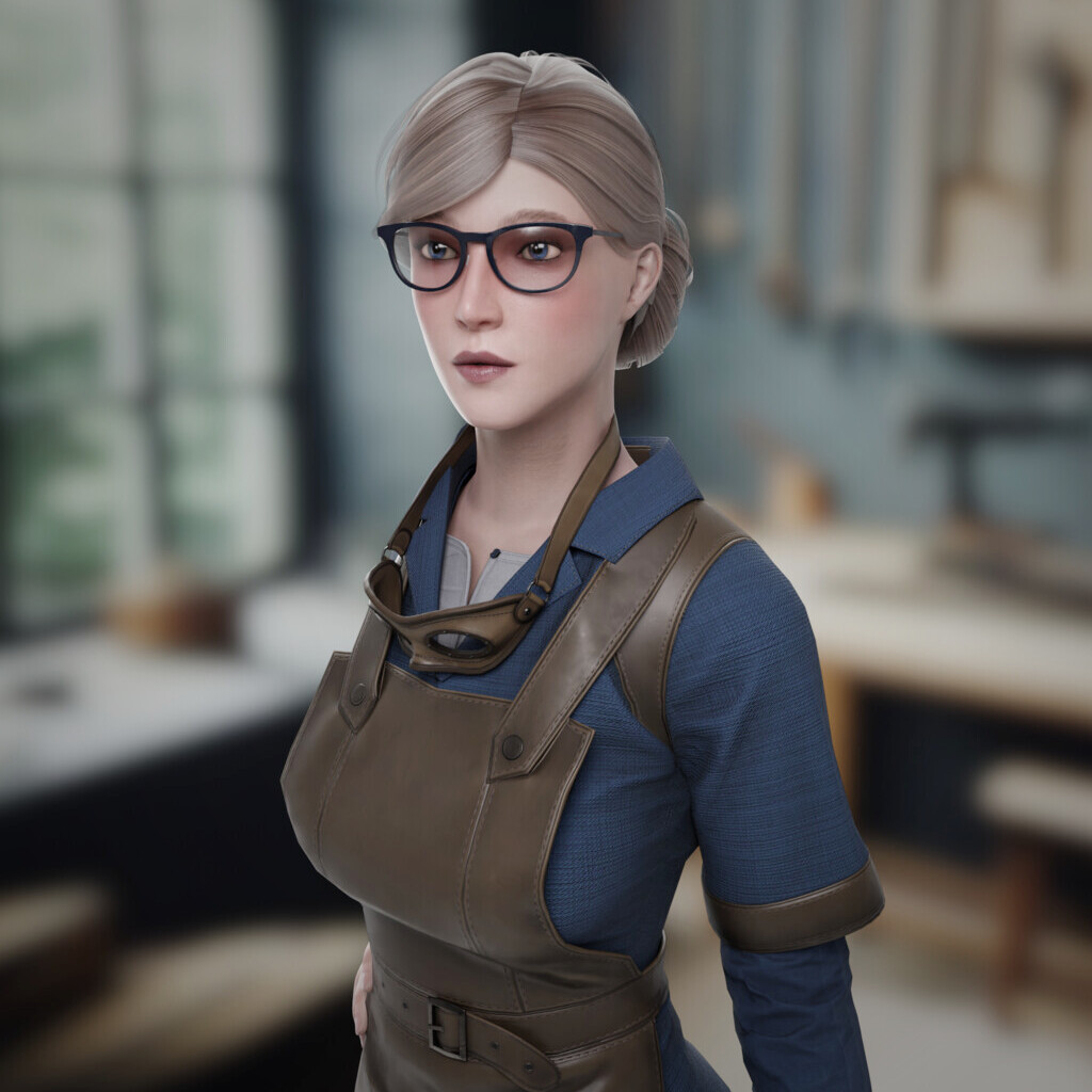 ArtStation - Workshop girl