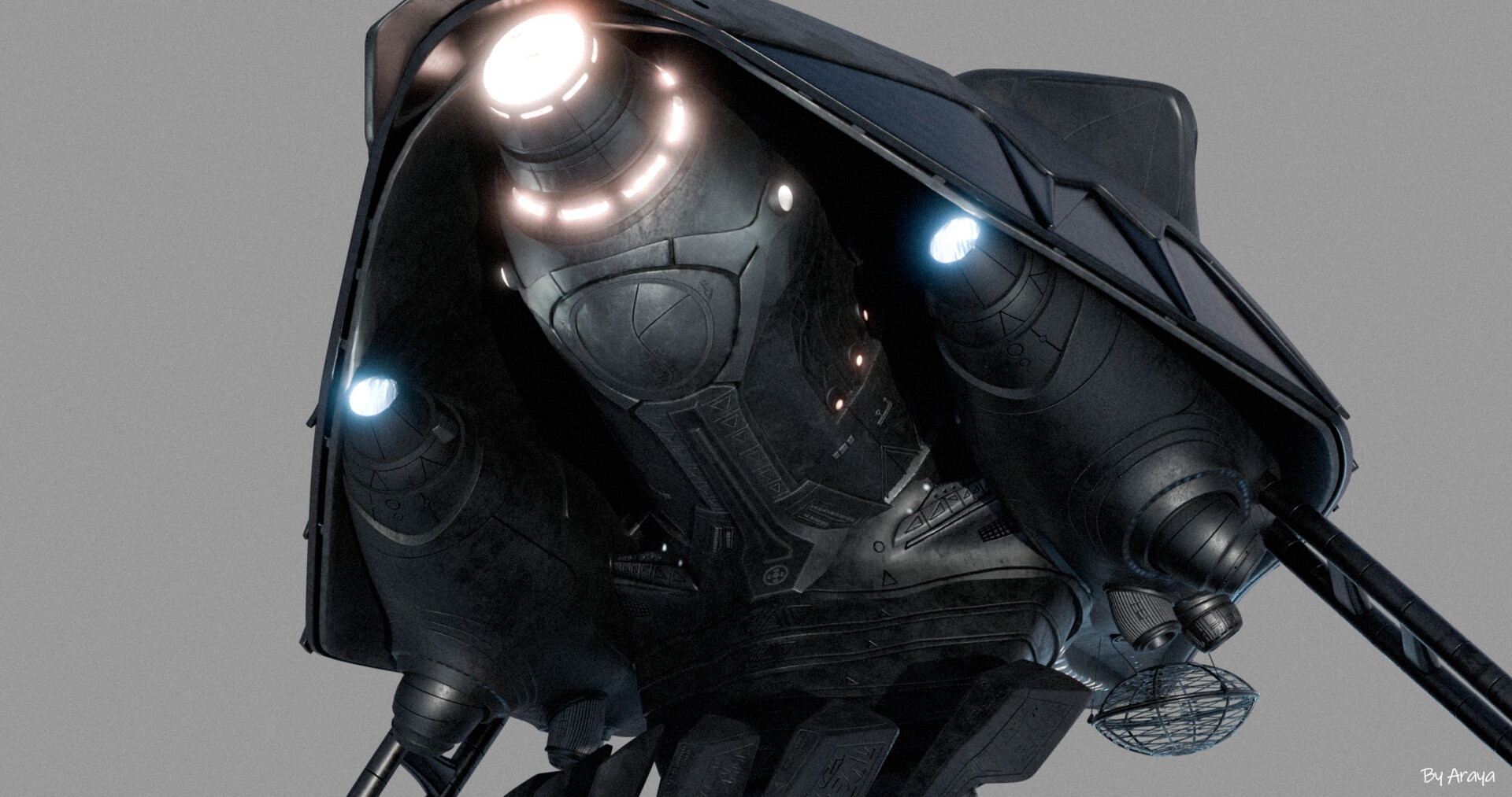 ArtStation - War of the Worlds Tripod 2005 Recreaction