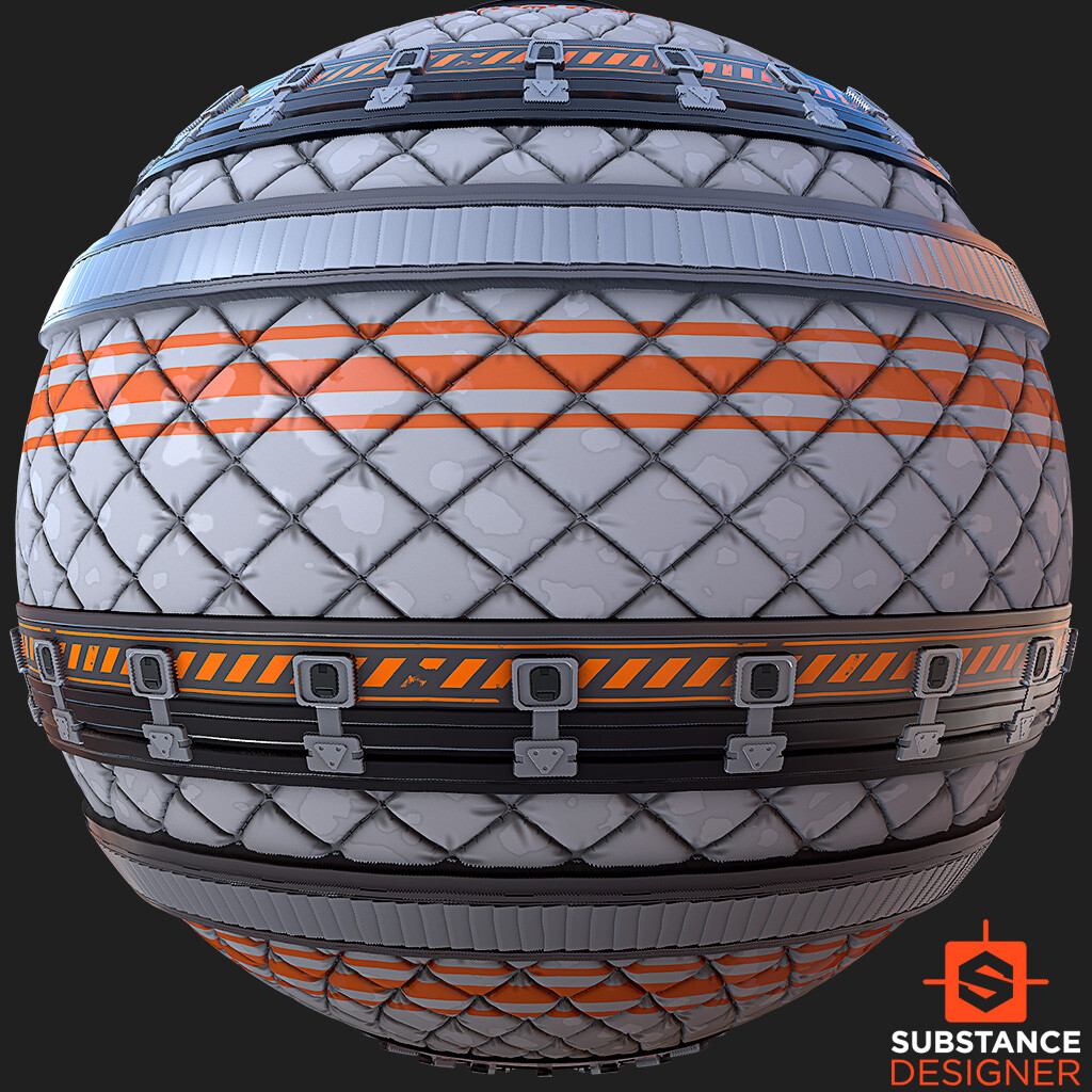 ArtStation - Stylized Sci-Fi Material