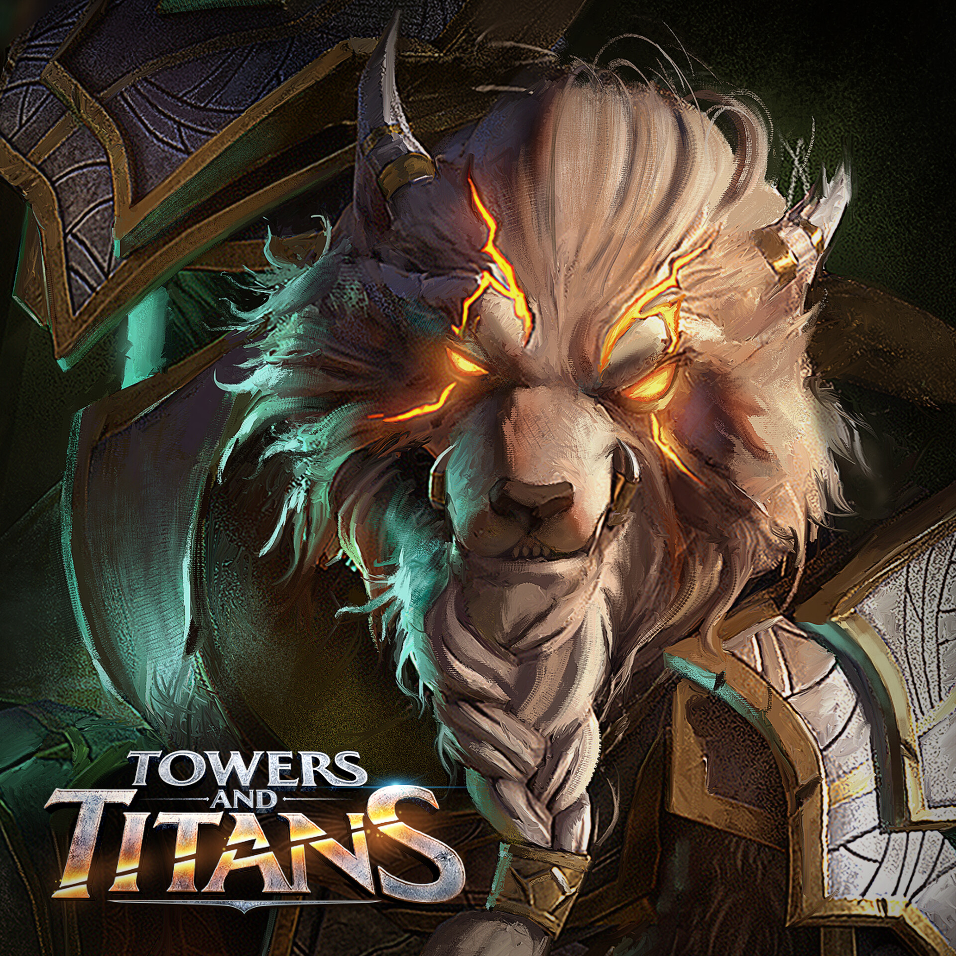 ArtStation - Tower and Titans Banner Art Illustration, Hammergod
