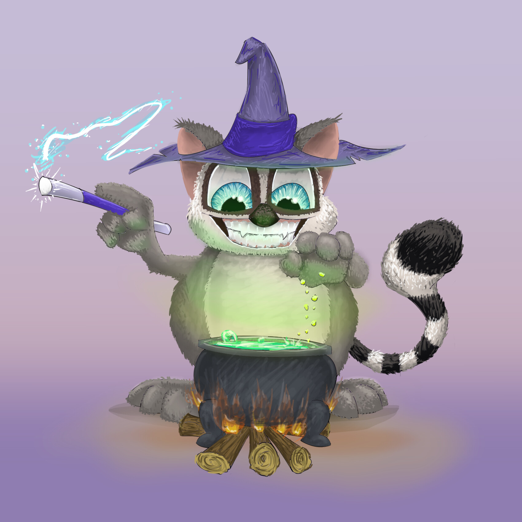 ArtStation - Lemur Wizard
