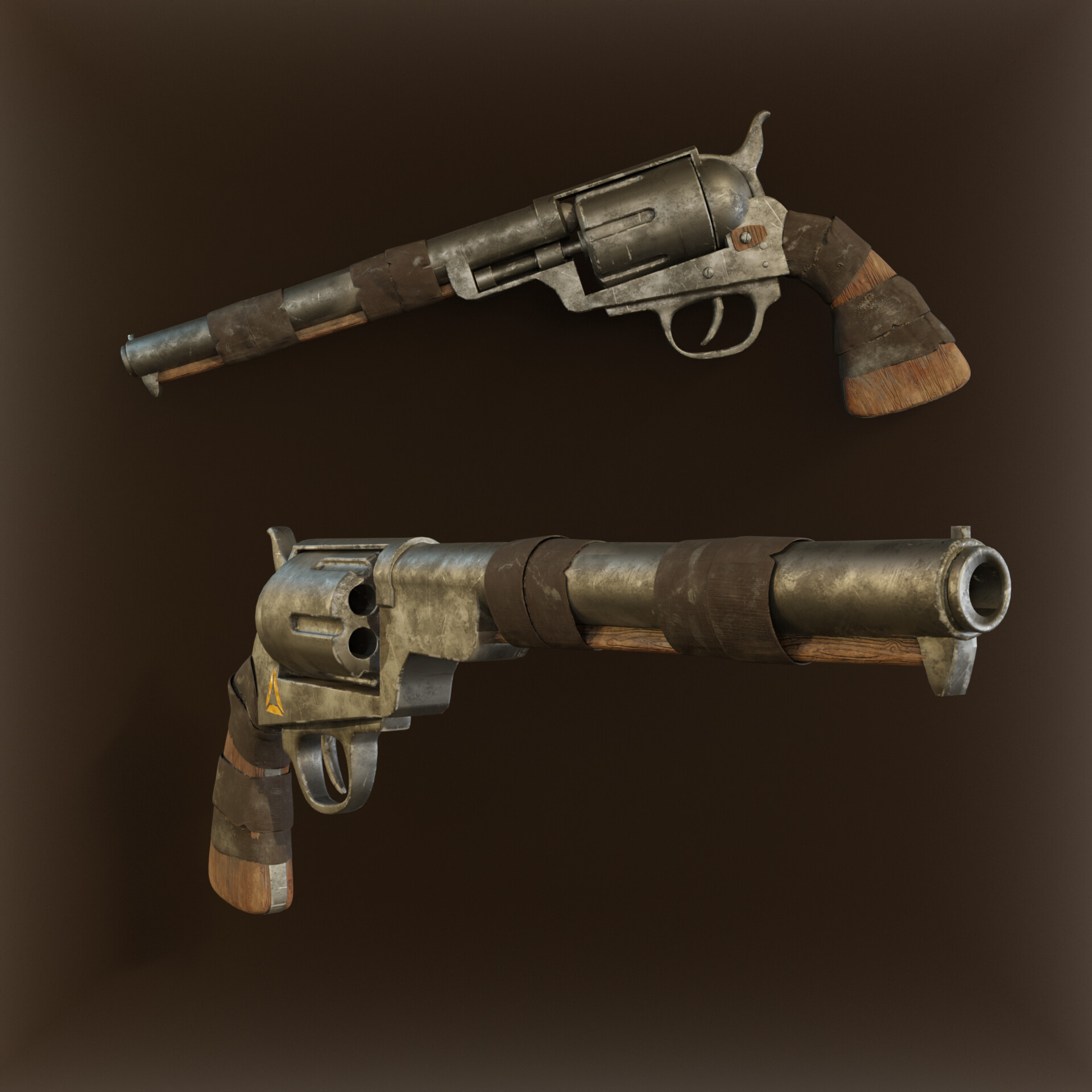 ArtStation - Revolver from an apocalypse