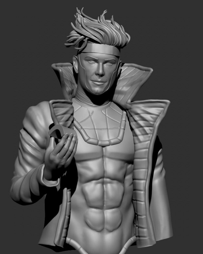 ArtStation - 3d character half body model