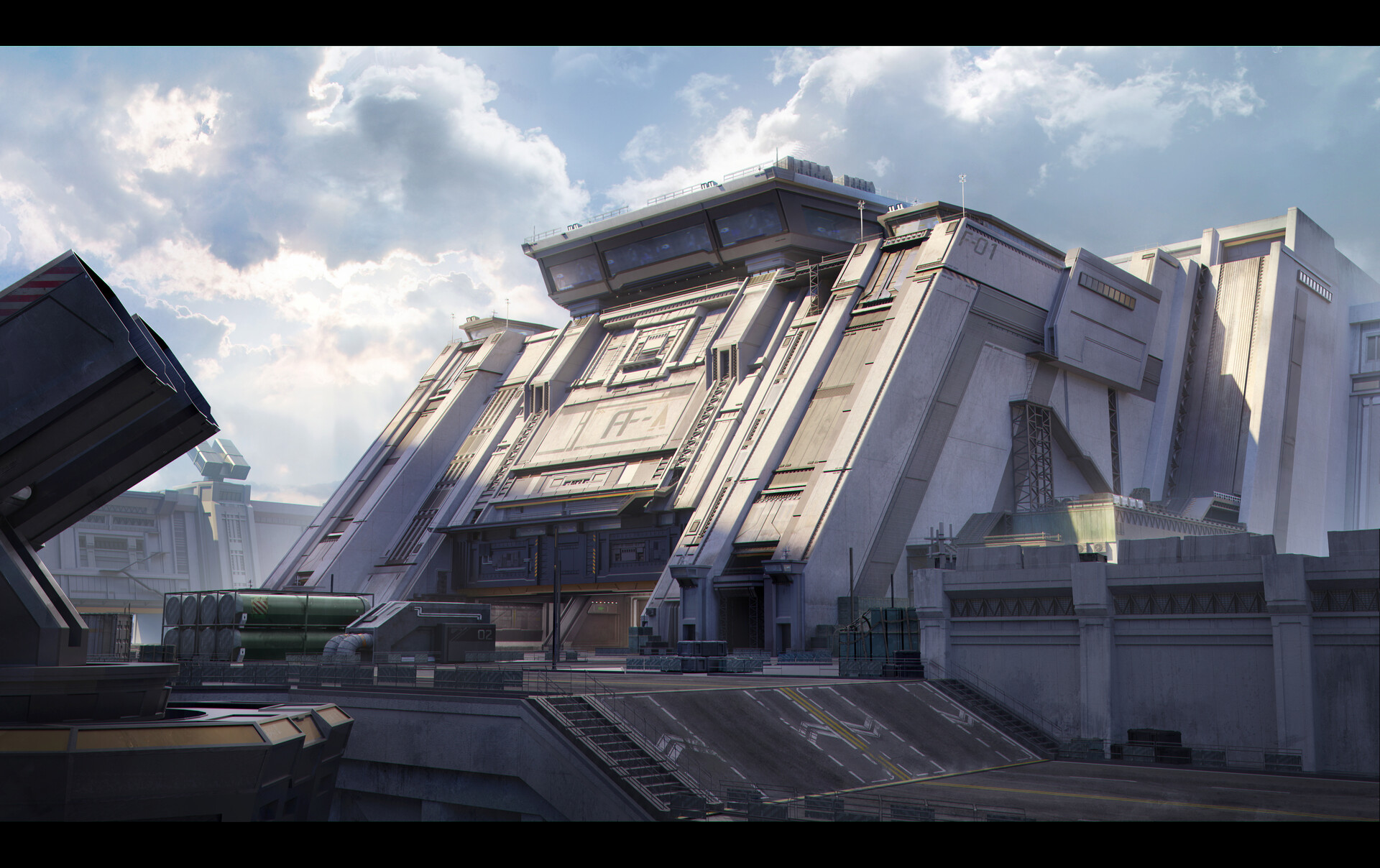 ArtStation - Near future military base