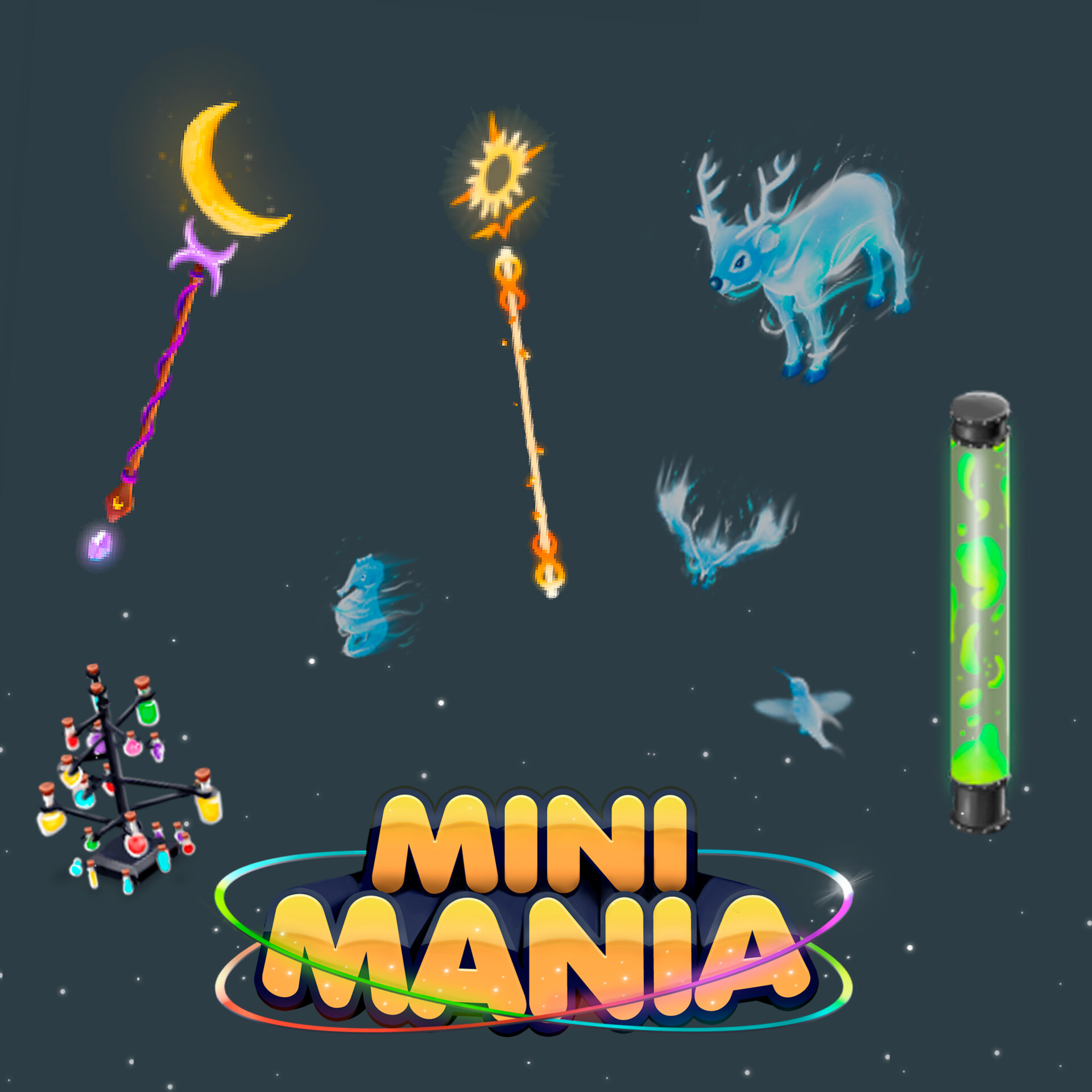 ArtStation - MiniMania - props and animals