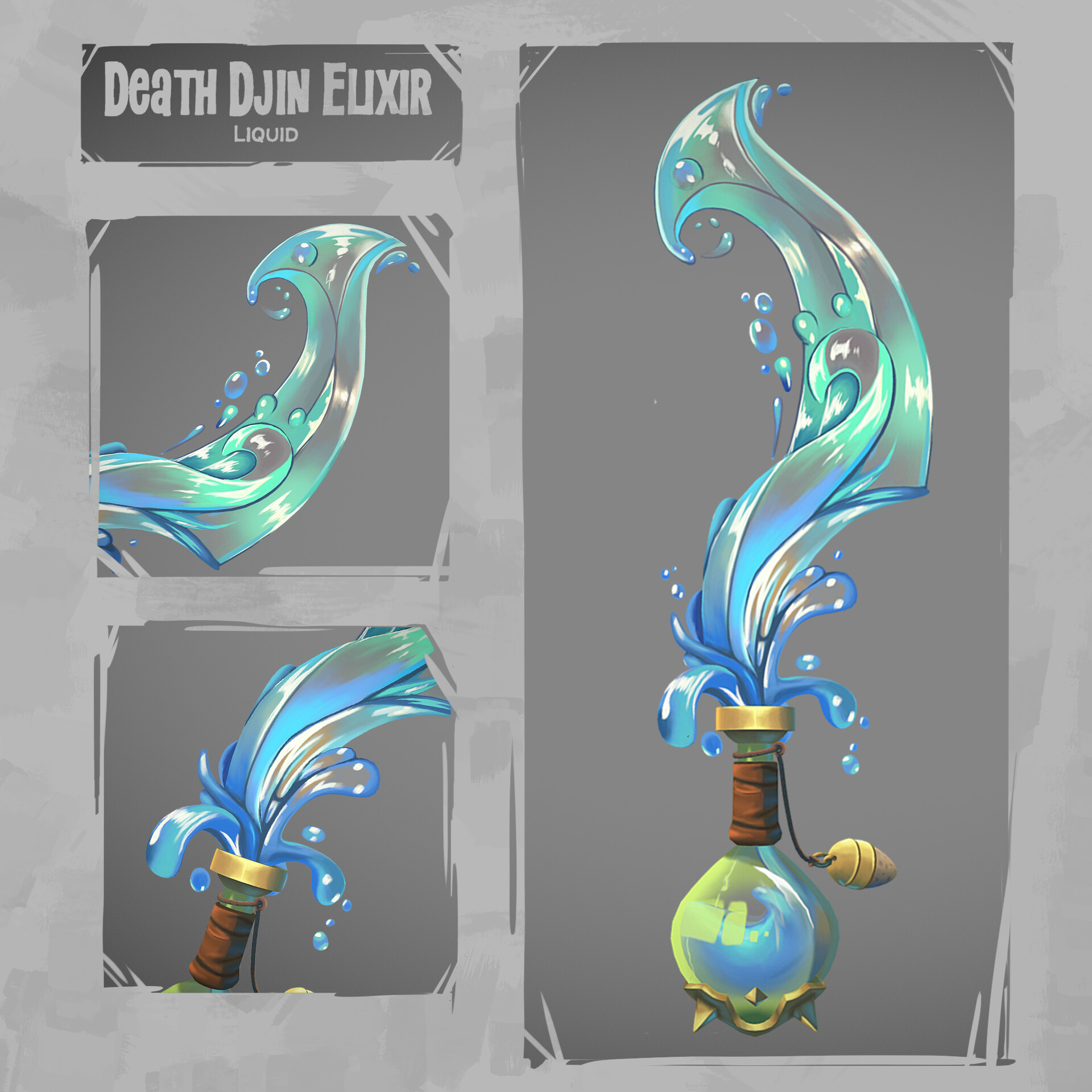 ArtStation - Death Djin Elixir Recreation