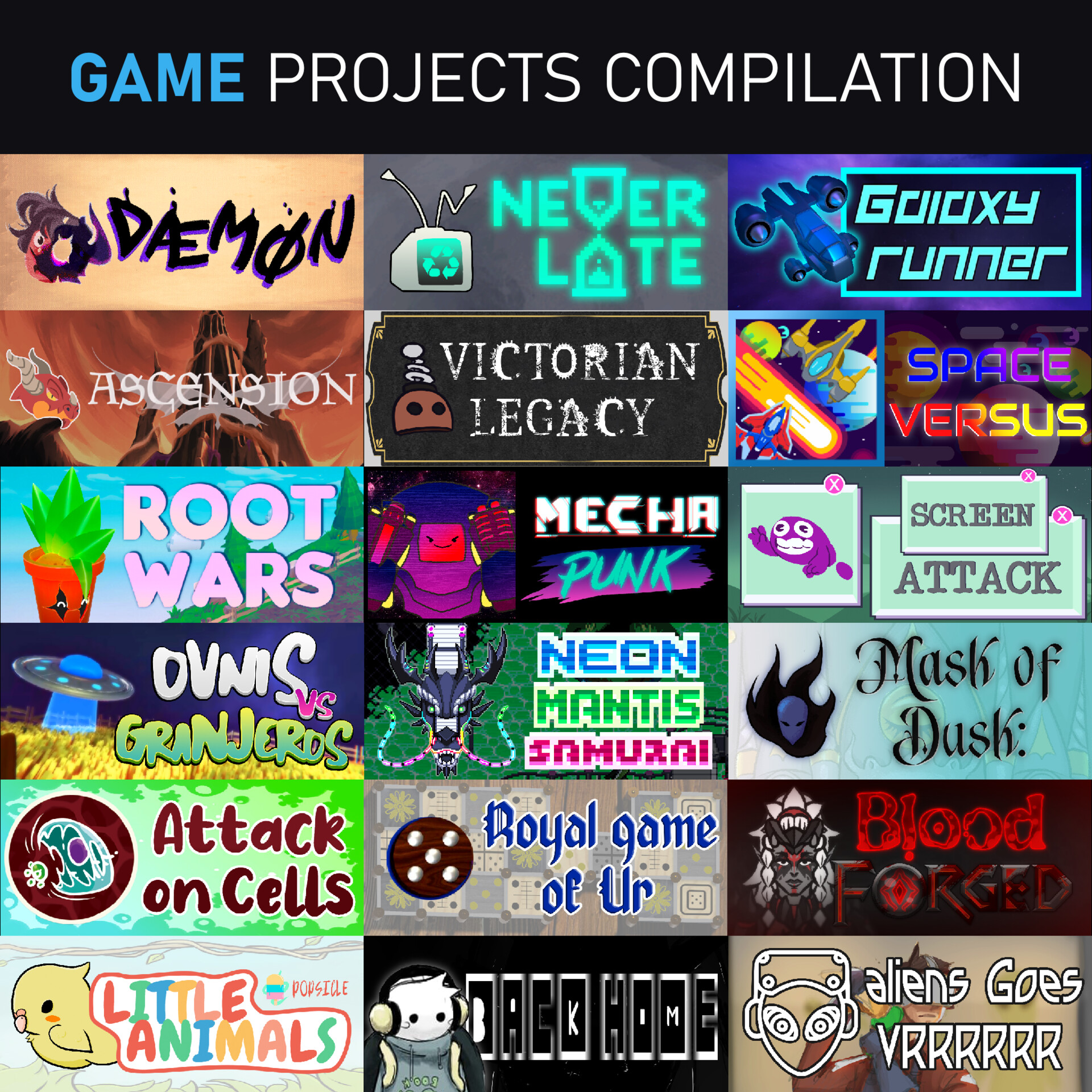 ArtStation - Group Game Projects Compilation 🎮