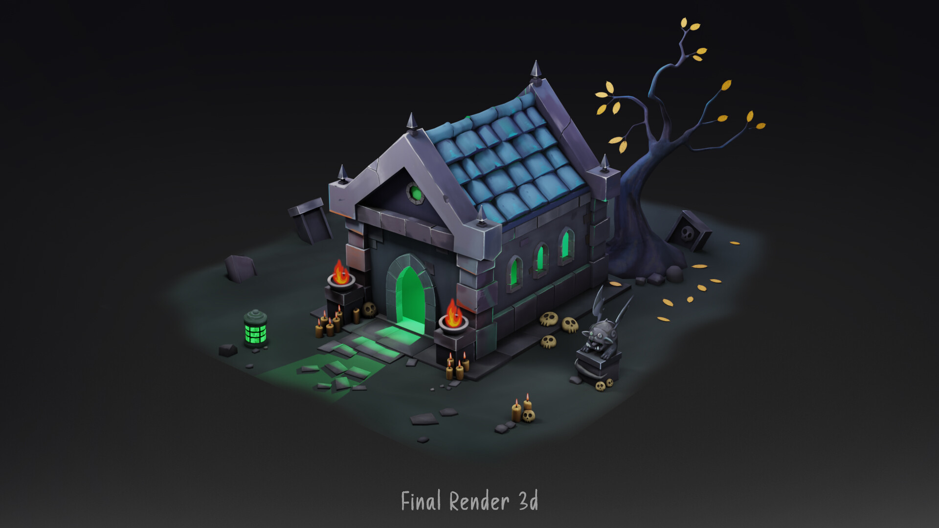 ArtStation - Crypt House Stylized