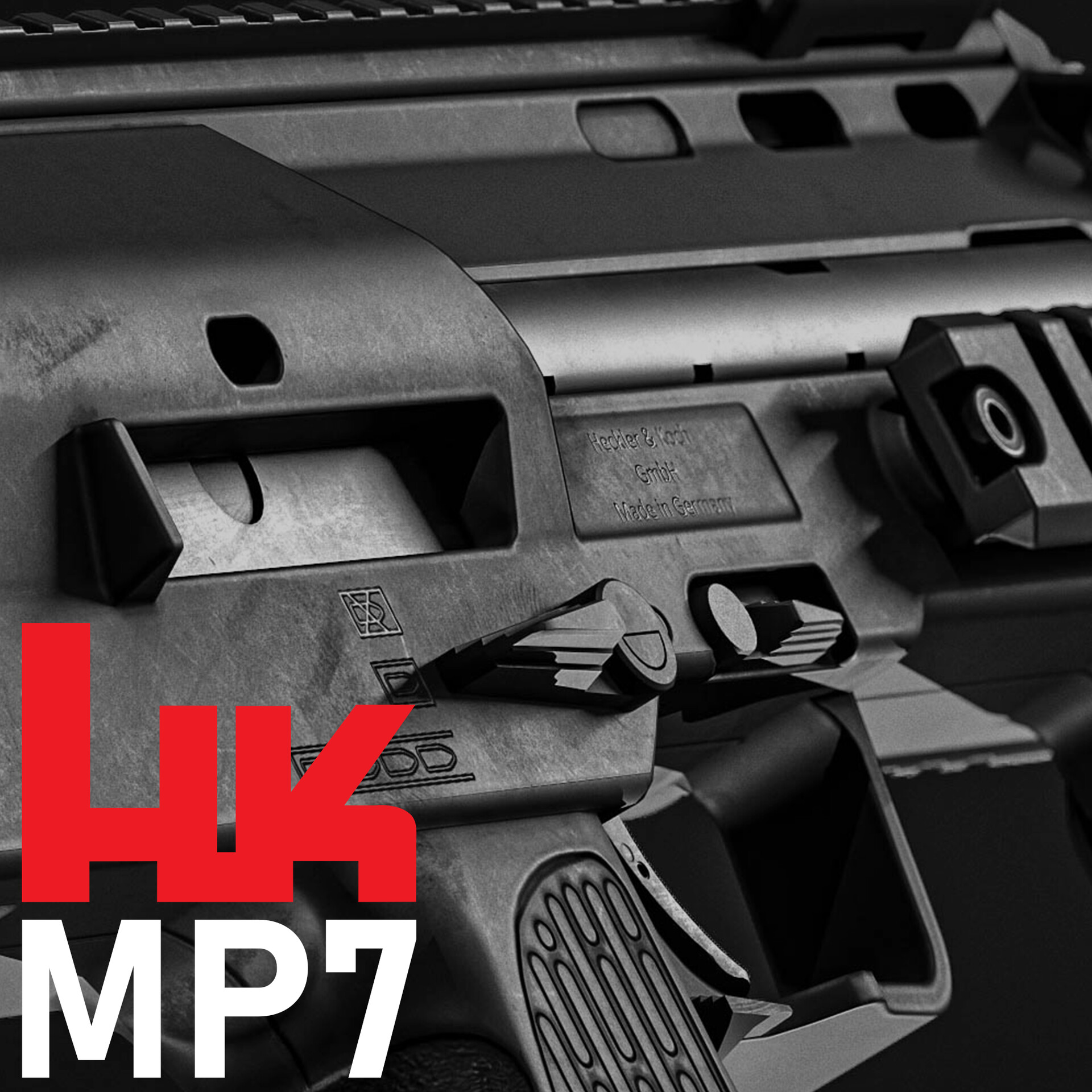 ArtStation - H&K MP7 - Game Ready 3D Model