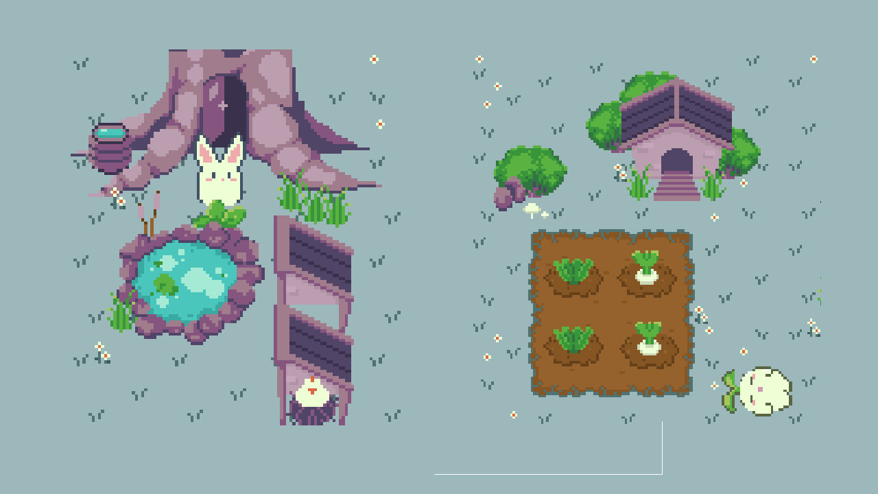 ArtStation - Top View - Pixel - Game