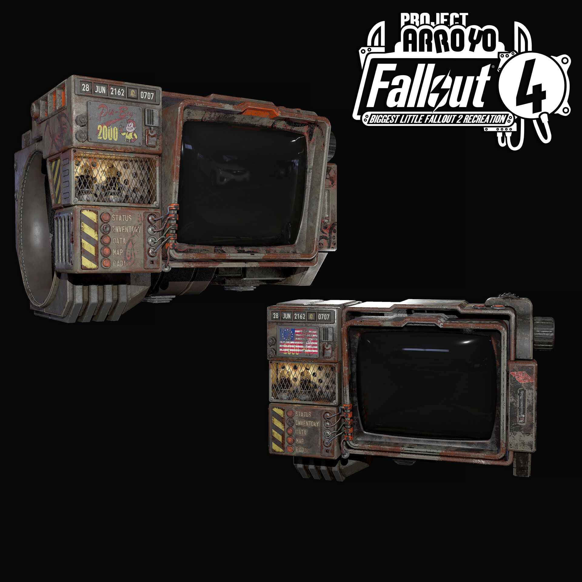 ArtStation - Project Arroyo Pipboy Skins