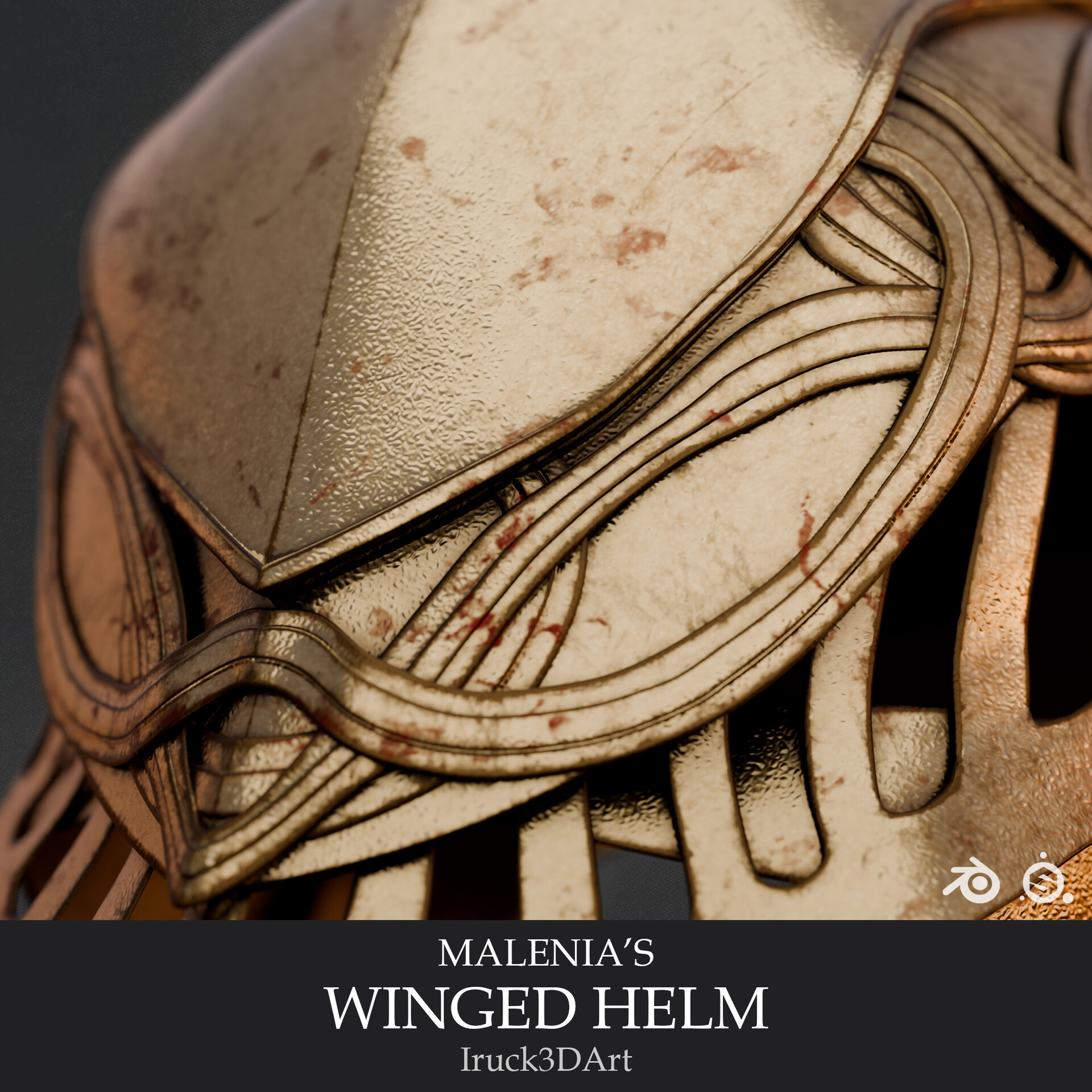 ArtStation - MALENIA'S WINGED HELM - ELDEN RING | FAN ART
